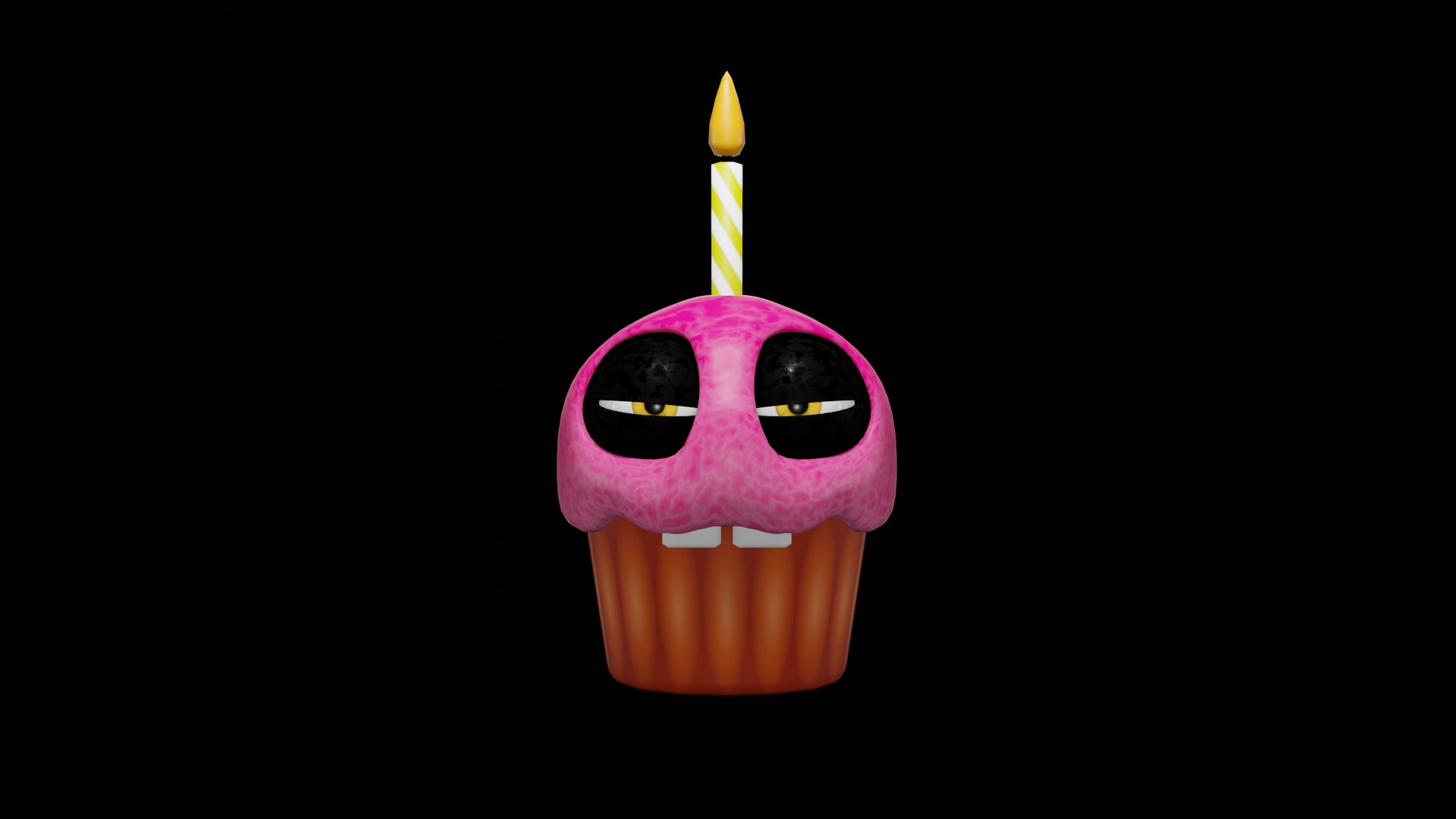 3D Fnaf 1 Cupcake Model - TurboSquid 2127061