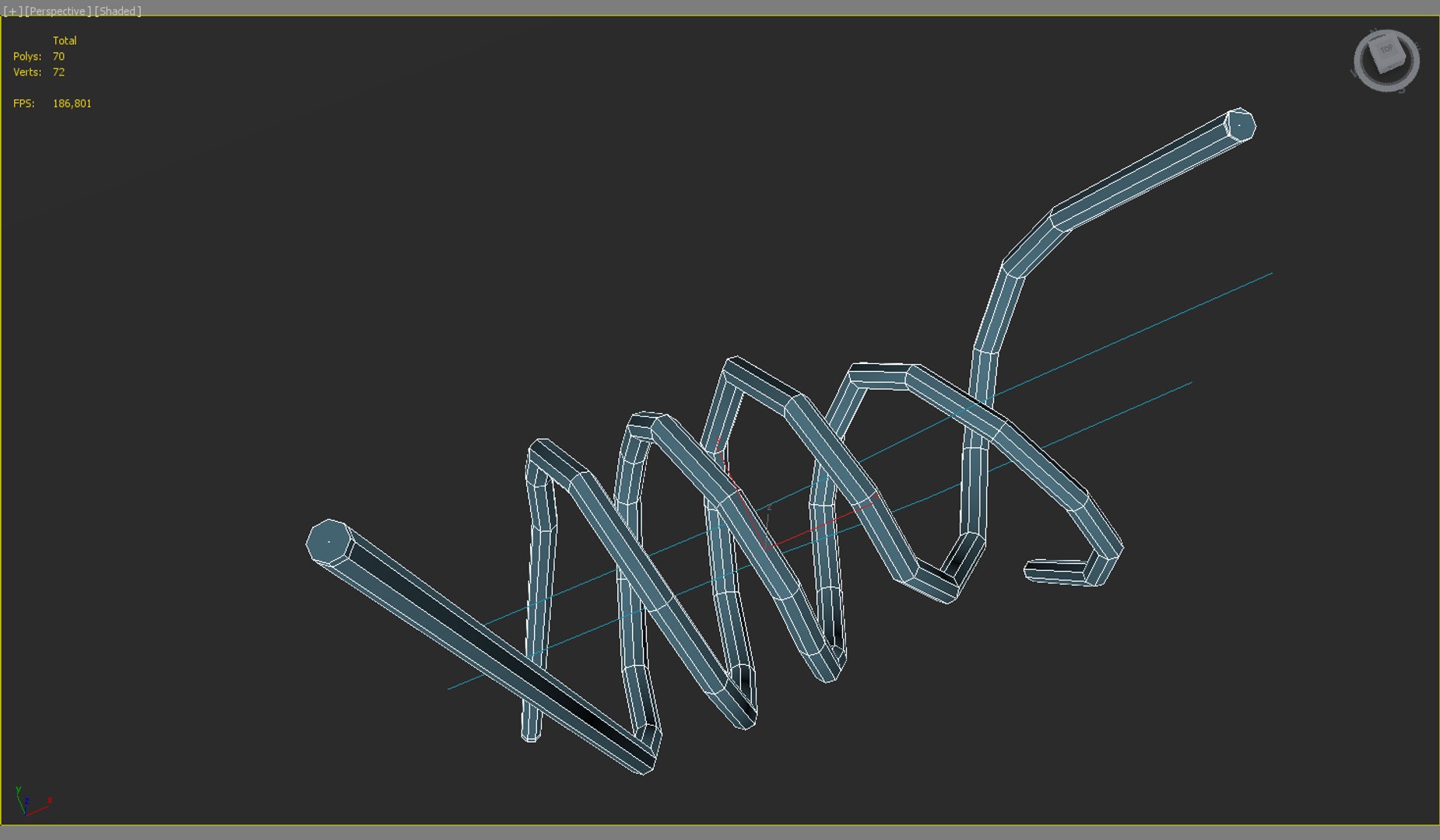 3D Barbed Wire Spline Model - TurboSquid 1610059