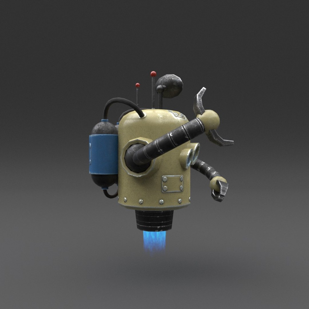 3D Robot Blender Rigged - TurboSquid 1288398