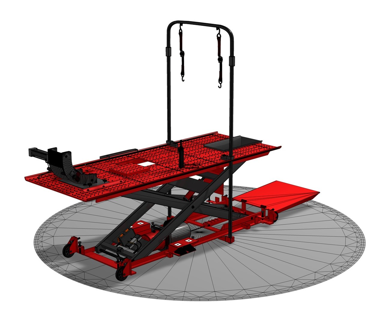 Motorcycle Lift 3D Model - TurboSquid 1341513