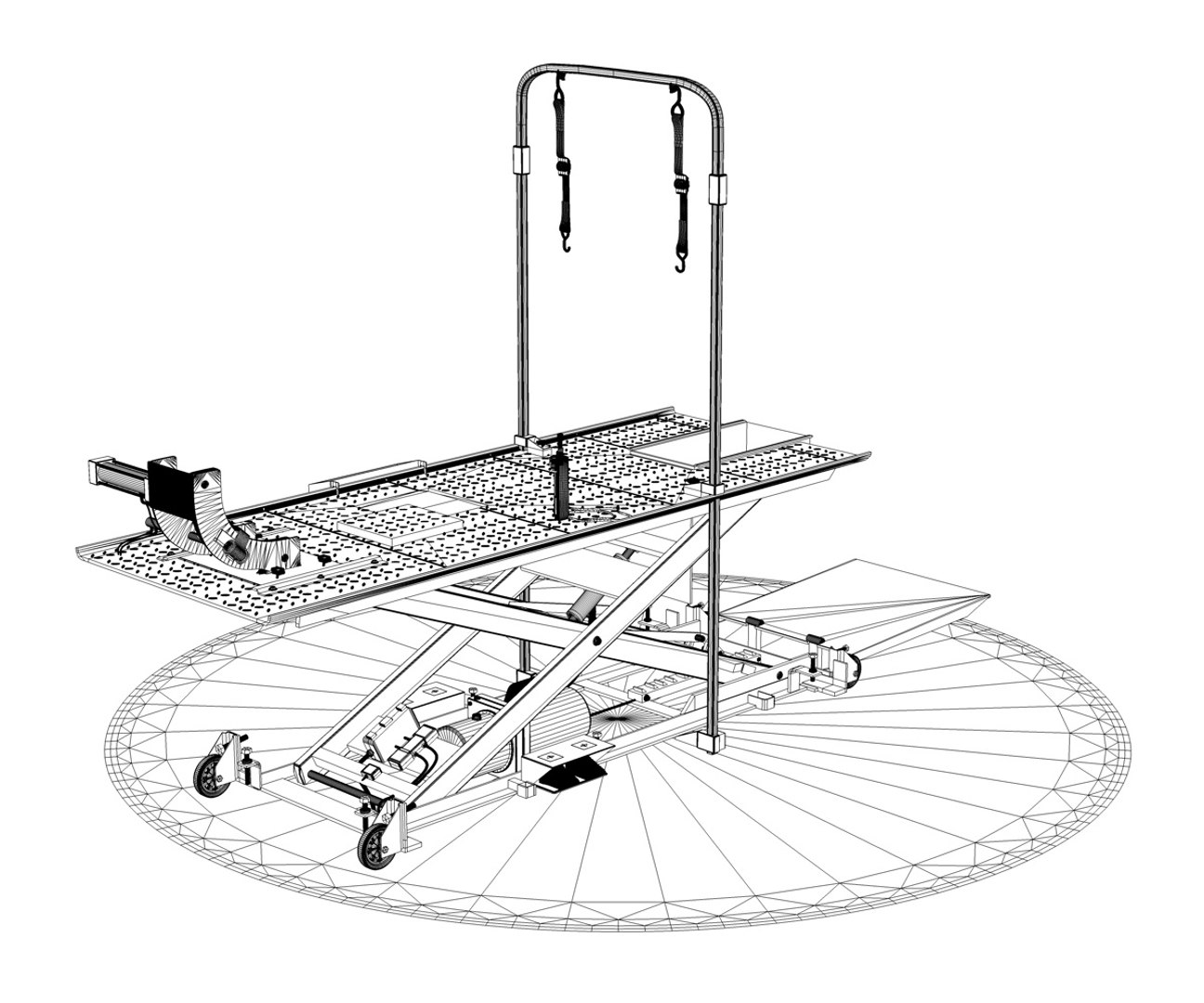 Motorcycle Lift 3D Model - TurboSquid 1341513