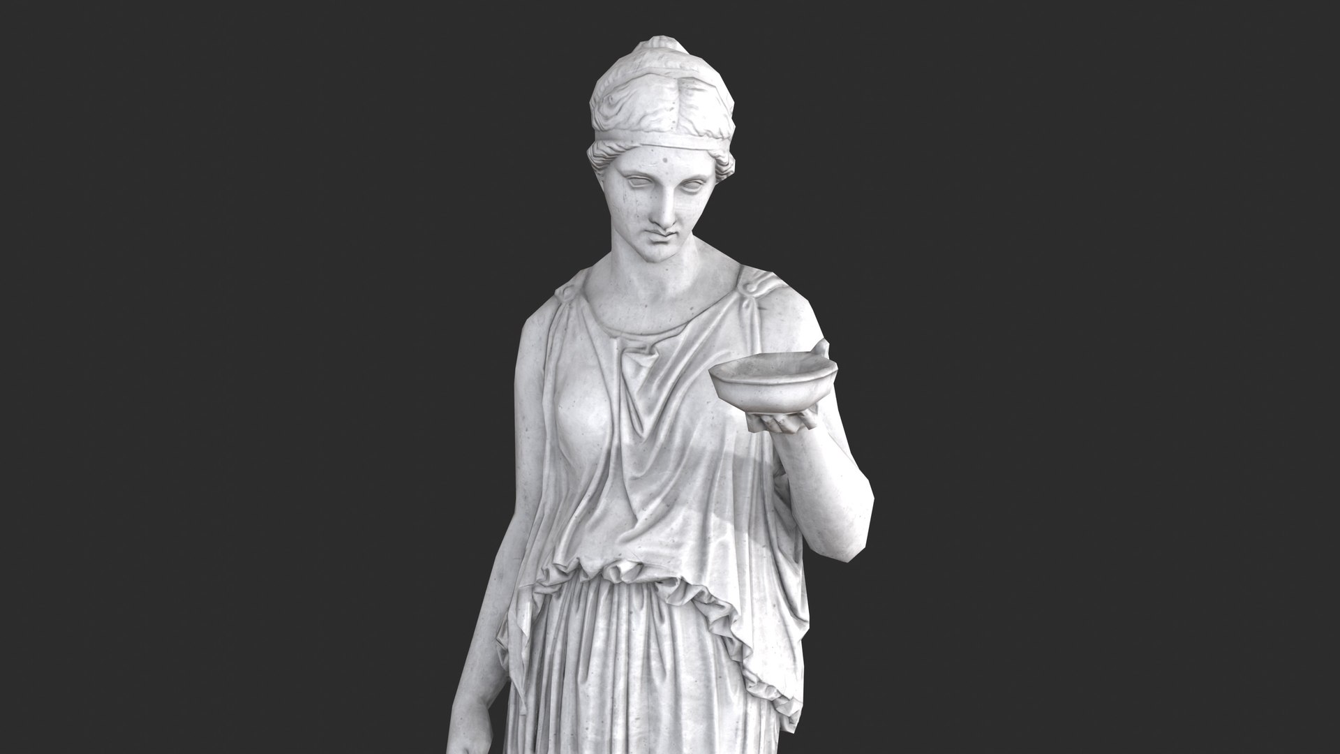 Hebe Statue - Granite 3D - TurboSquid 1978114