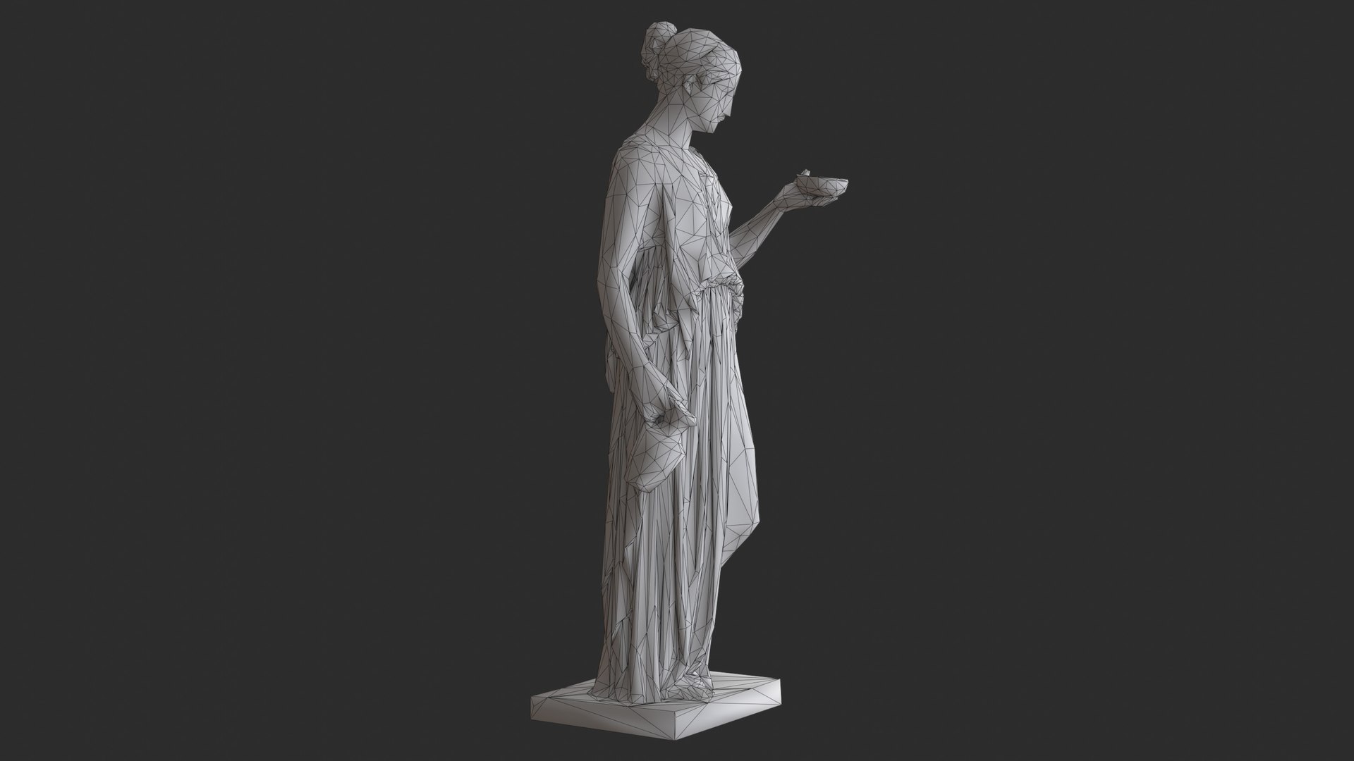 Hebe Statue - Granite 3D - TurboSquid 1978114