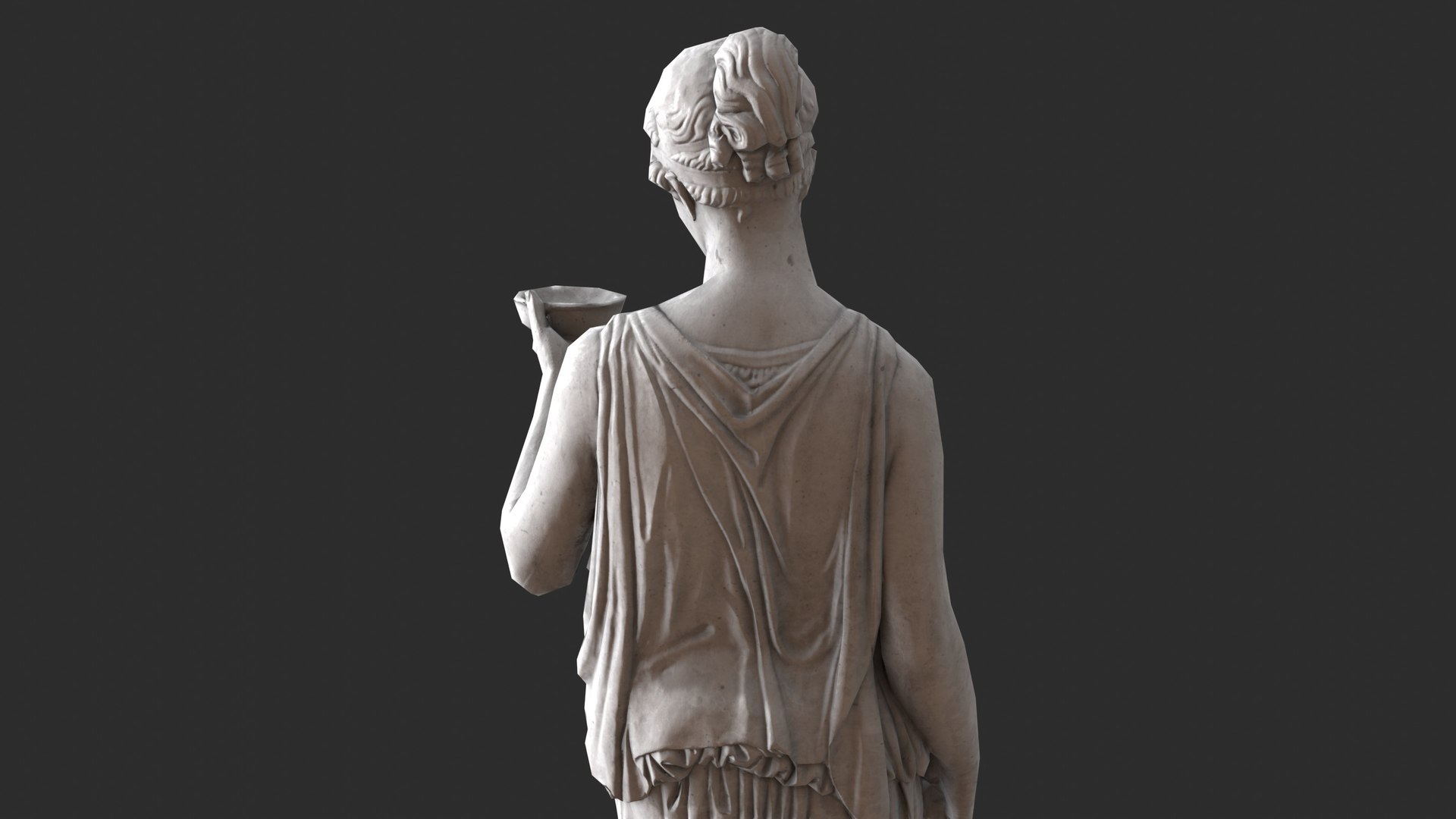 Hebe Statue - Granite 3D - TurboSquid 1978114