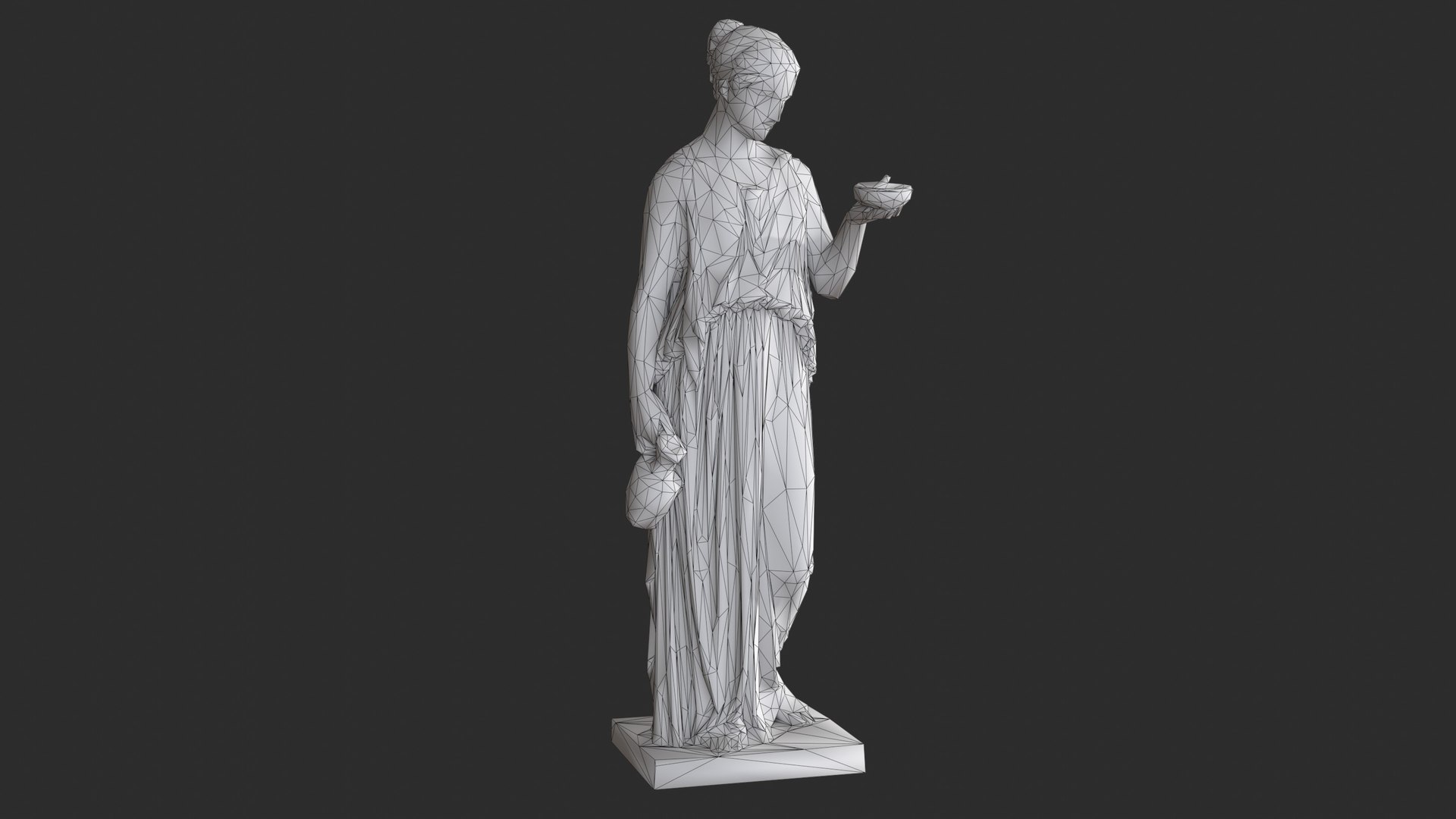 Hebe Statue - Granite 3D - TurboSquid 1978114