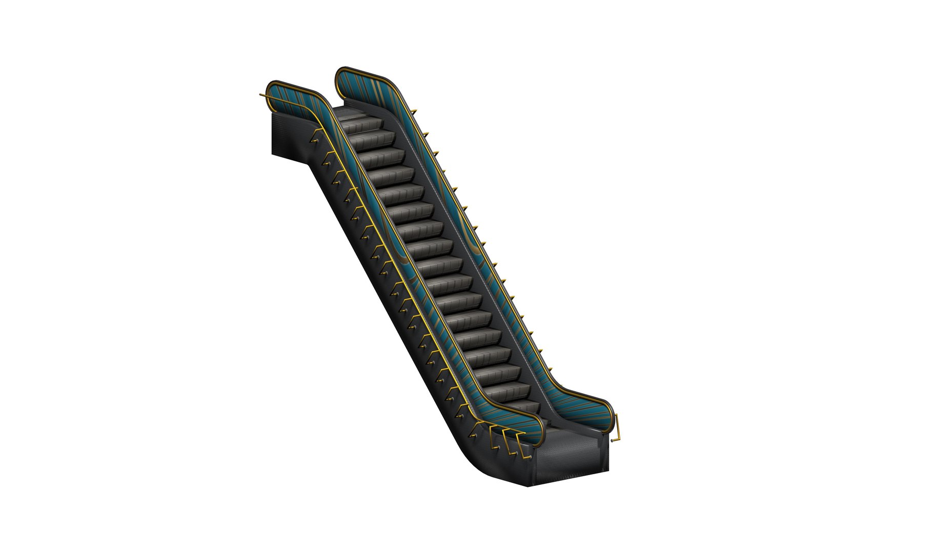 modelo 3d Escaleras mecánicas del centro comercial - TurboSquid 2220524 modelo 3d Escaleras mecánicas del centro comercial - TurboSquid 2220524