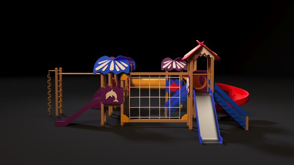 Childrens play complex 3D model - TurboSquid 1778007