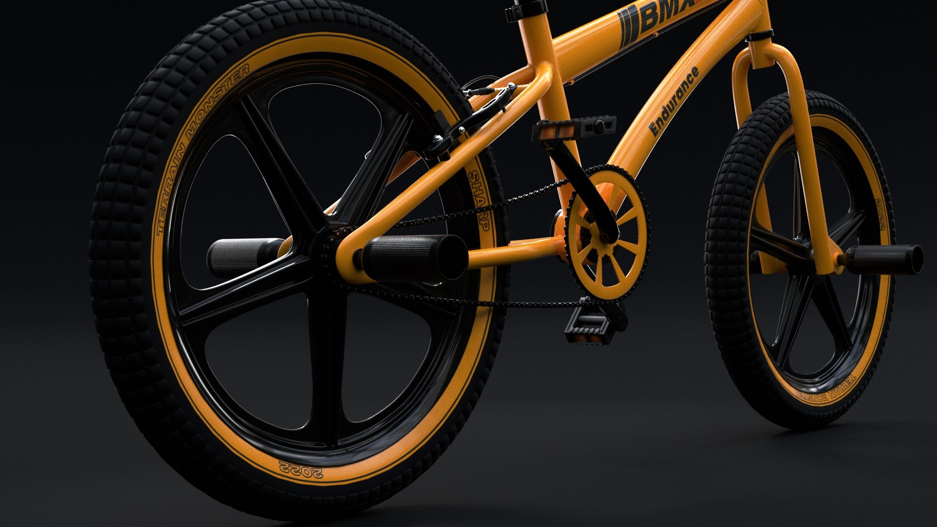 BMX Bike 3D Model - TurboSquid 1901055
