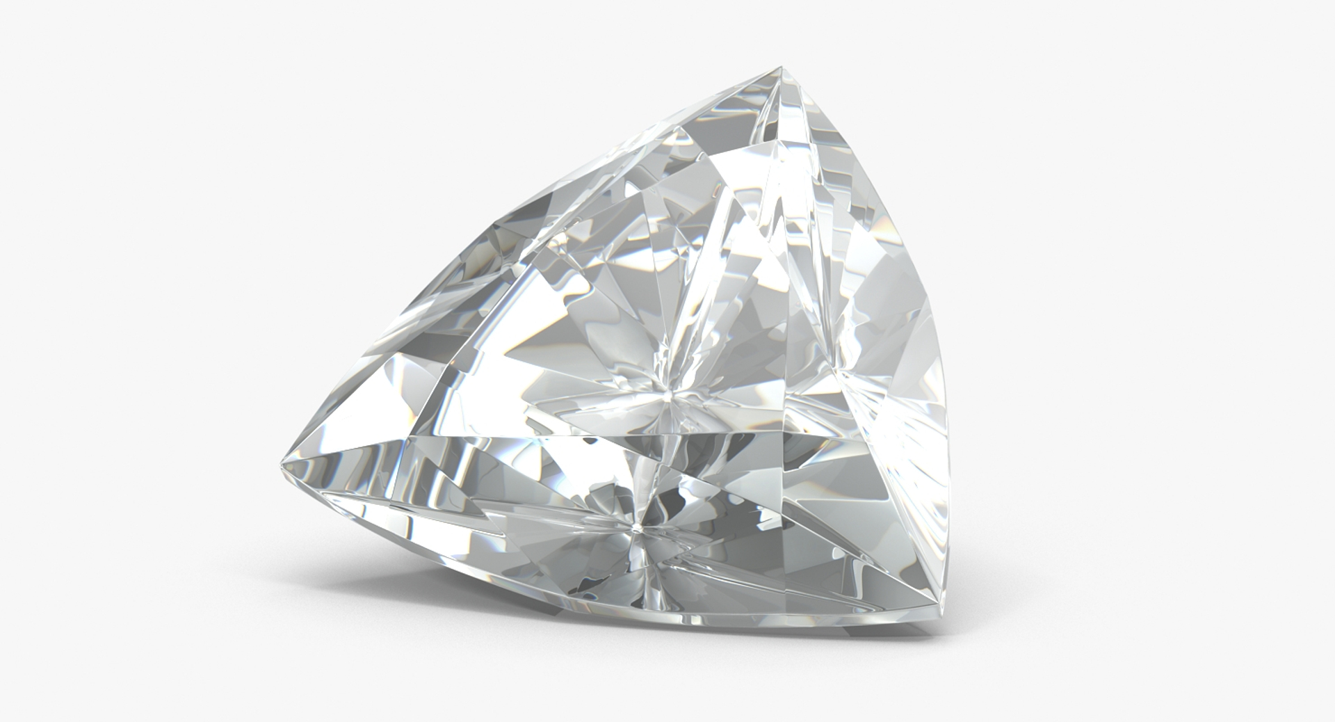 Trillion Cut Diamond Model - TurboSquid 1219921