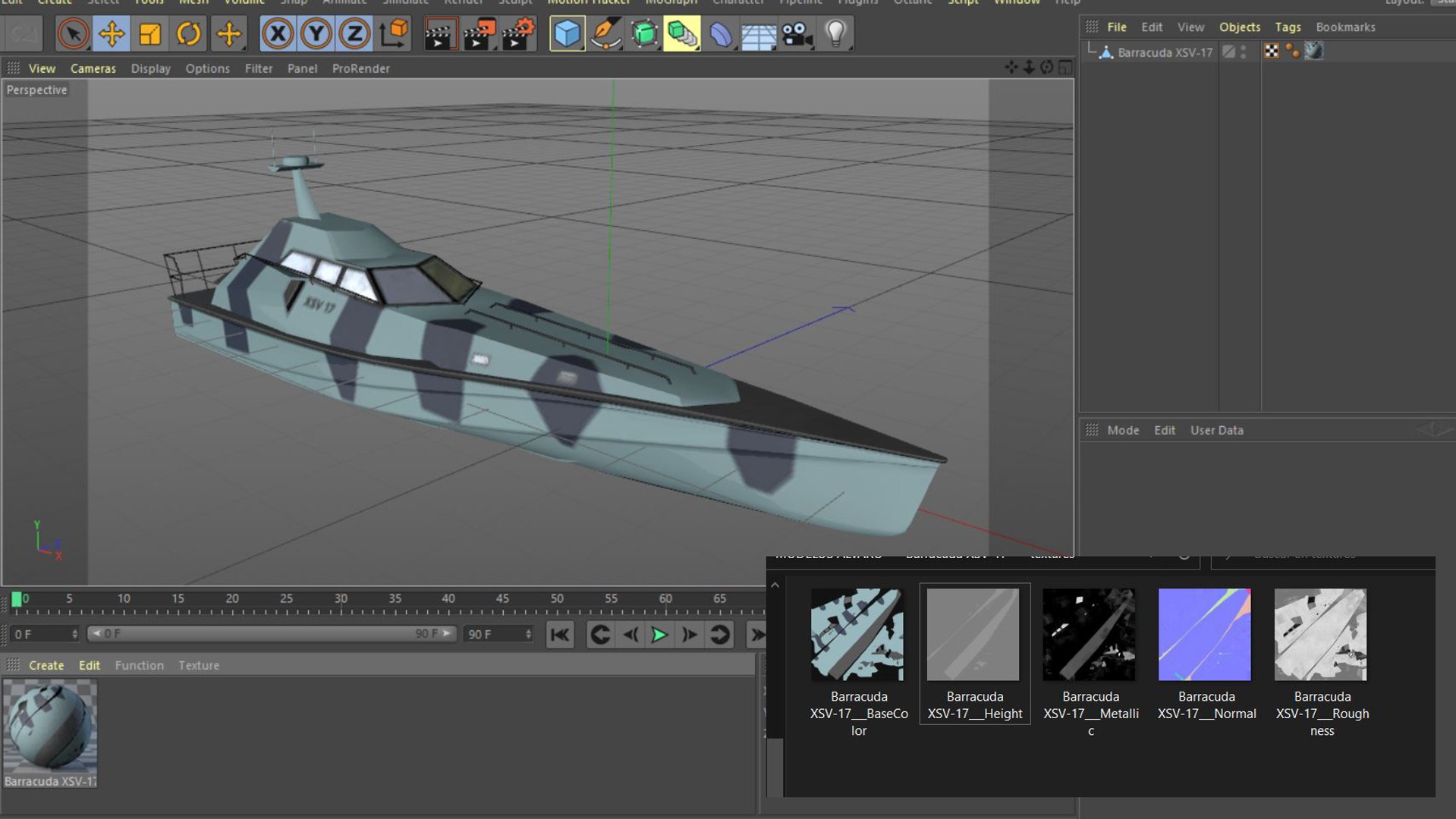 Barracuda XSV-17 3D - TurboSquid 2152437