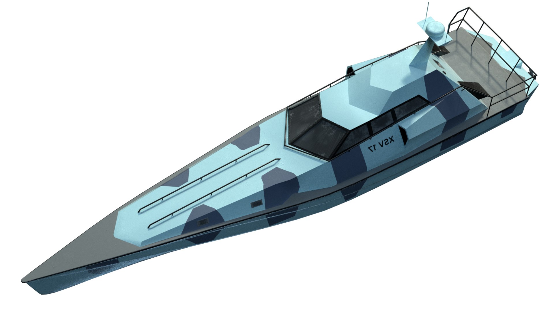 Barracuda XSV-17 3D - TurboSquid 2152437