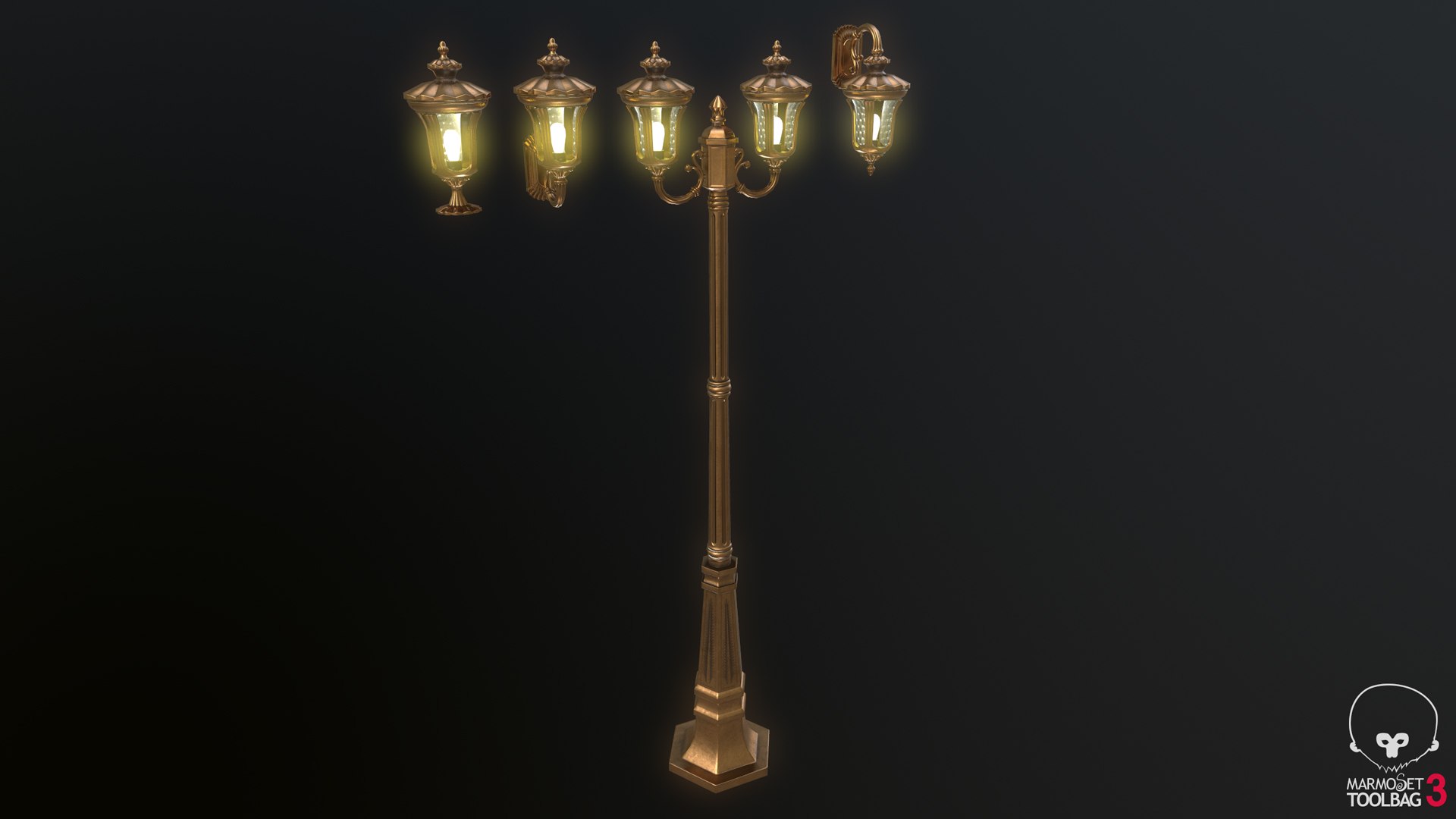 Street Lamp Model - TurboSquid 1686076