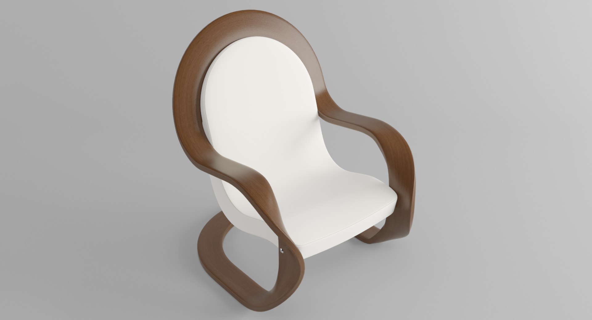 Bent Armchair Arm Model - TurboSquid 1340380