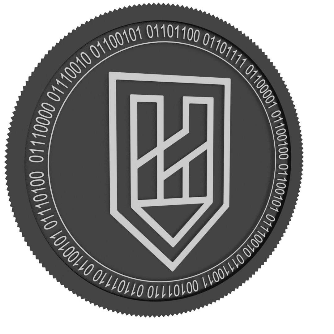 3D Haven Protocol Black Coin Model - TurboSquid 1497523
