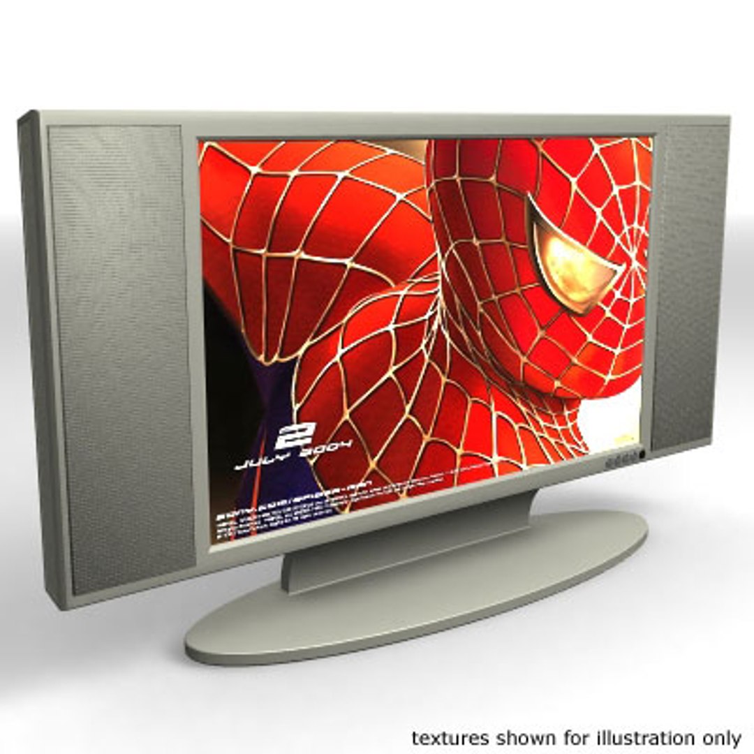 Lcd Tv 27 Inch 3d Model