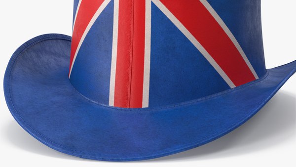 Union Jack Top Hat 3D model - TurboSquid 1823273