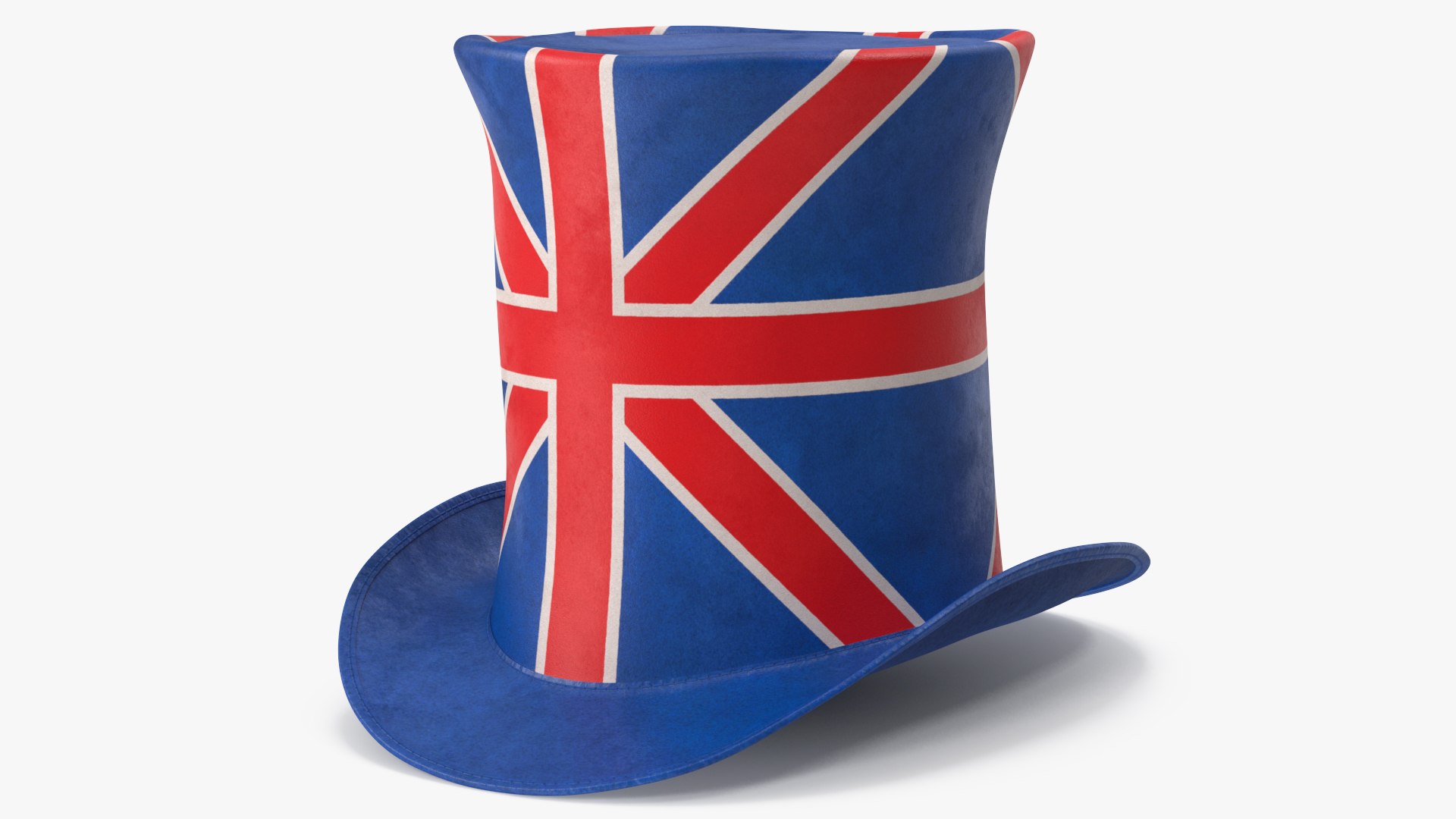Union Jack Top Hat 3D model - TurboSquid 1823273