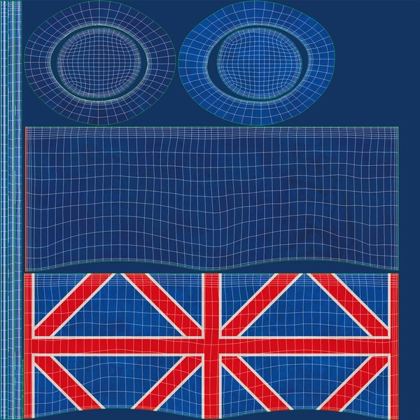 Union Jack Top Hat 3D model - TurboSquid 1823273