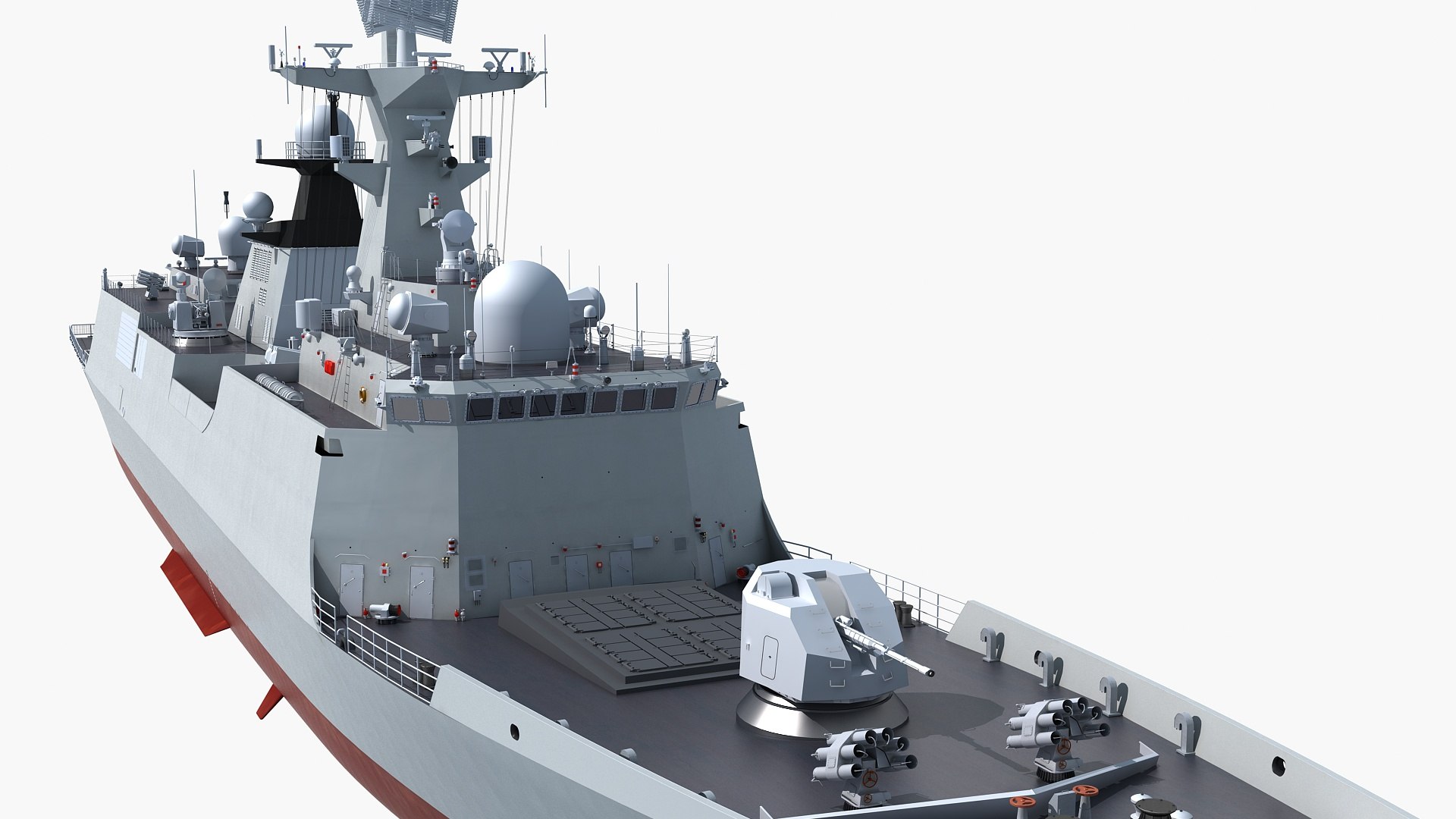 Chinese Navy Type 054A Frigate 3D - TurboSquid 1940336