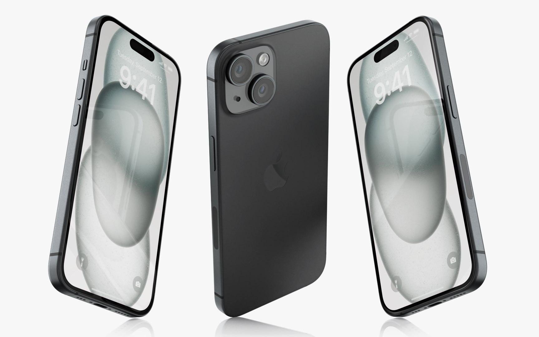 3D Apple iPhone 15 Pro and iPhone 15 Set model - TurboSquid 2125501
