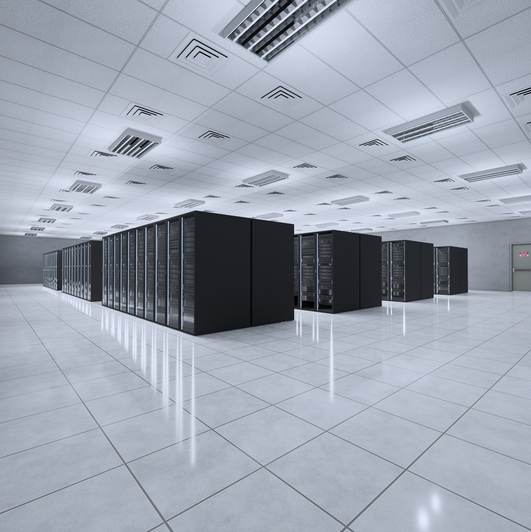 3D Data Center Server Room Model - TurboSquid 1864554