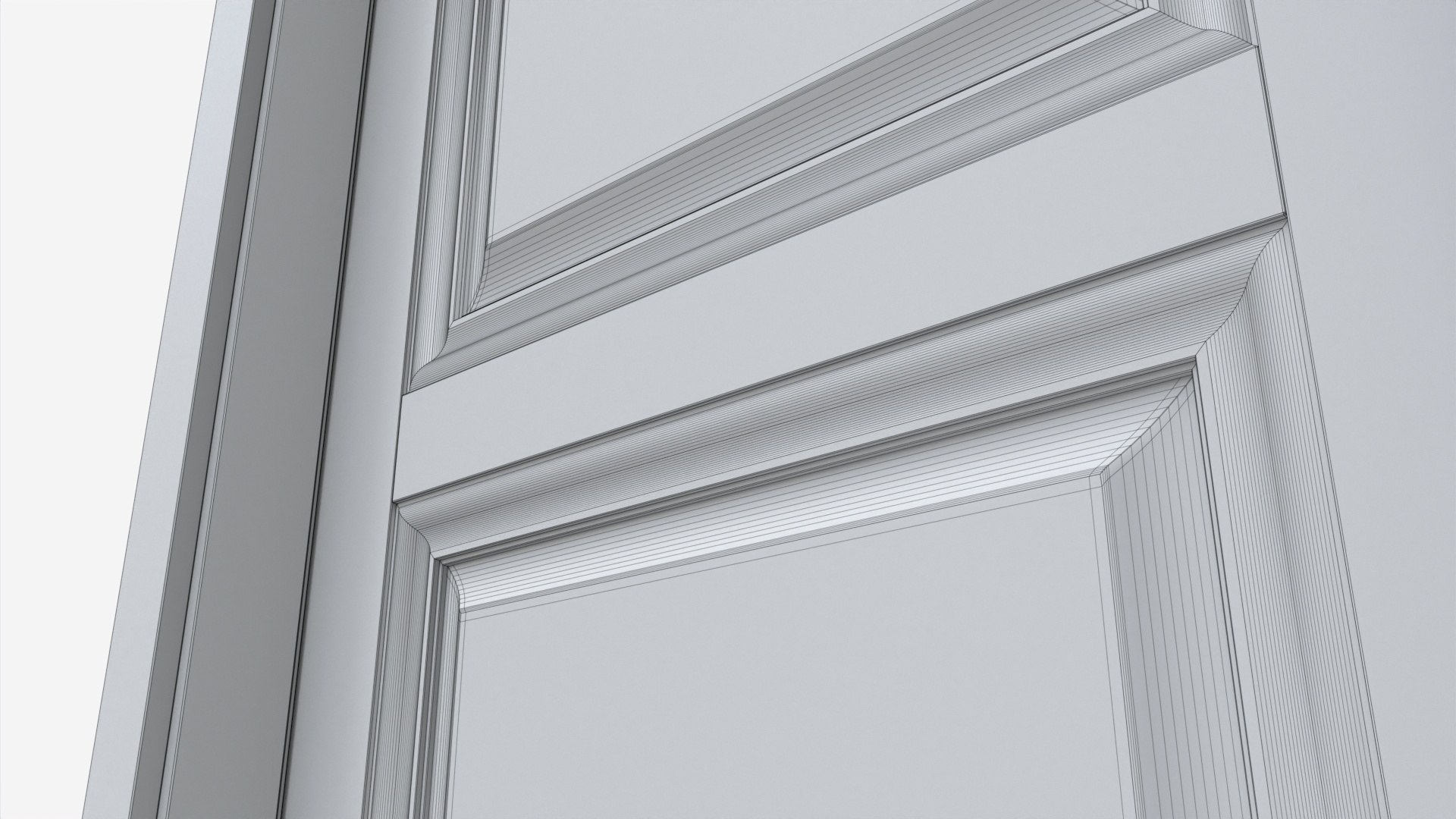 3D Classic Wooden Interior Door With Furniture 019 Model - TurboSquid ...