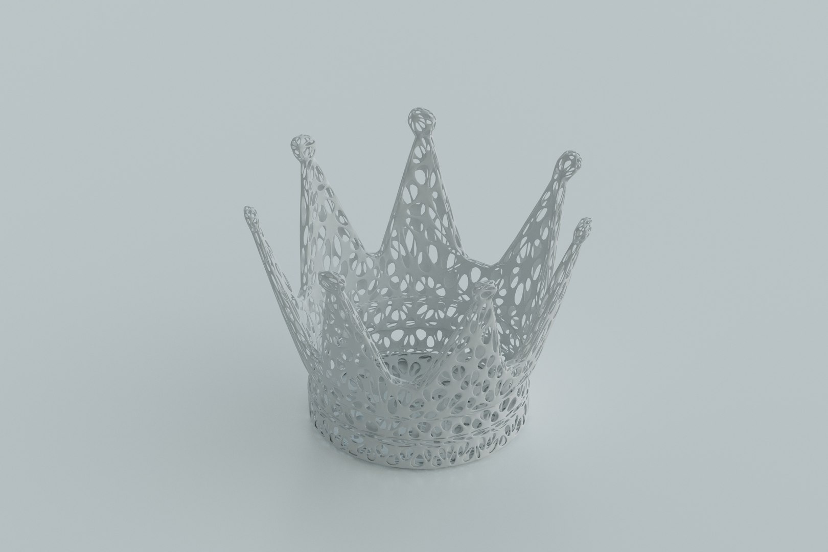3D Decorative Wireframe Crown Print Model - TurboSquid 2383160