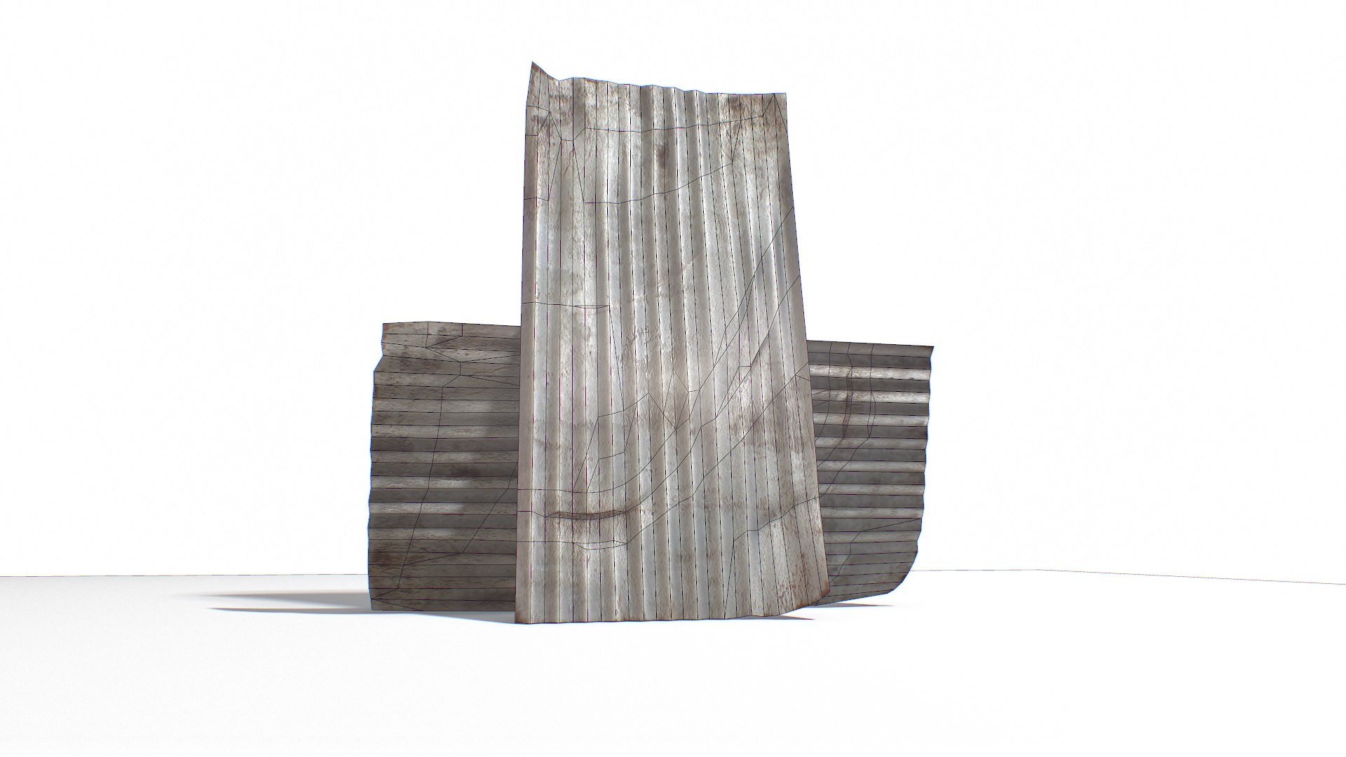 3d Metal Roofing Sheet Aaa Model