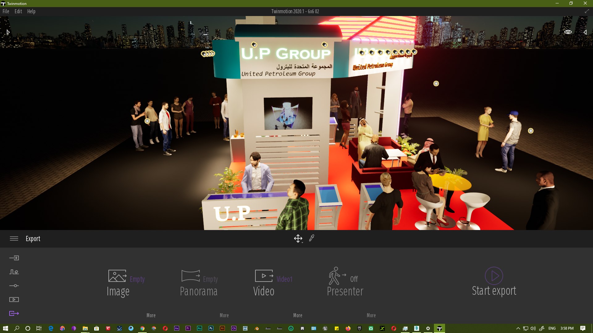 6x6 Exhibition Booth Design 3D Model - TurboSquid 1560904