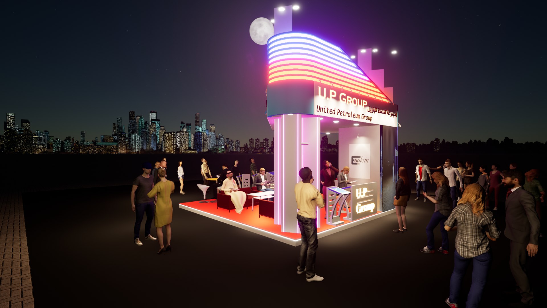 6x6 Exhibition Booth Design 3D Model - TurboSquid 1560904