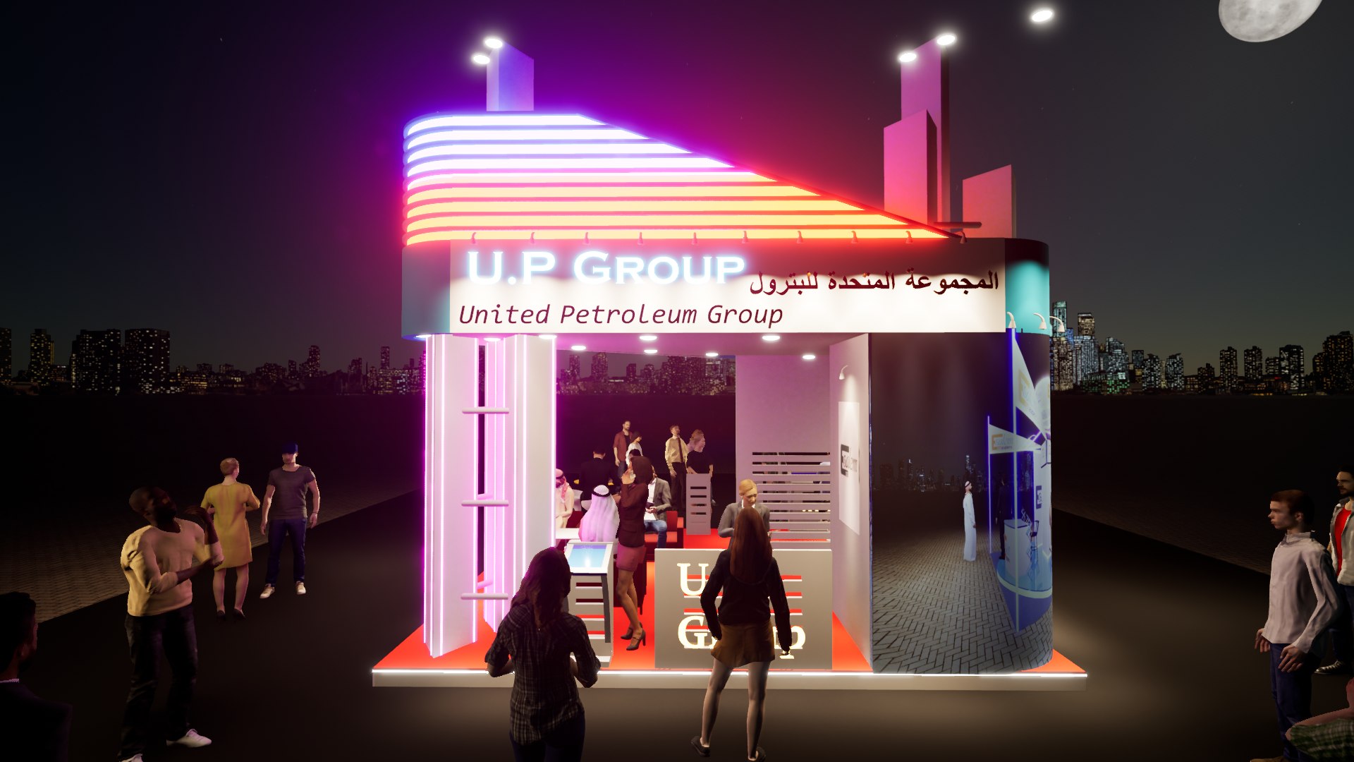 6x6 Exhibition Booth Design 3D Model - TurboSquid 1560904