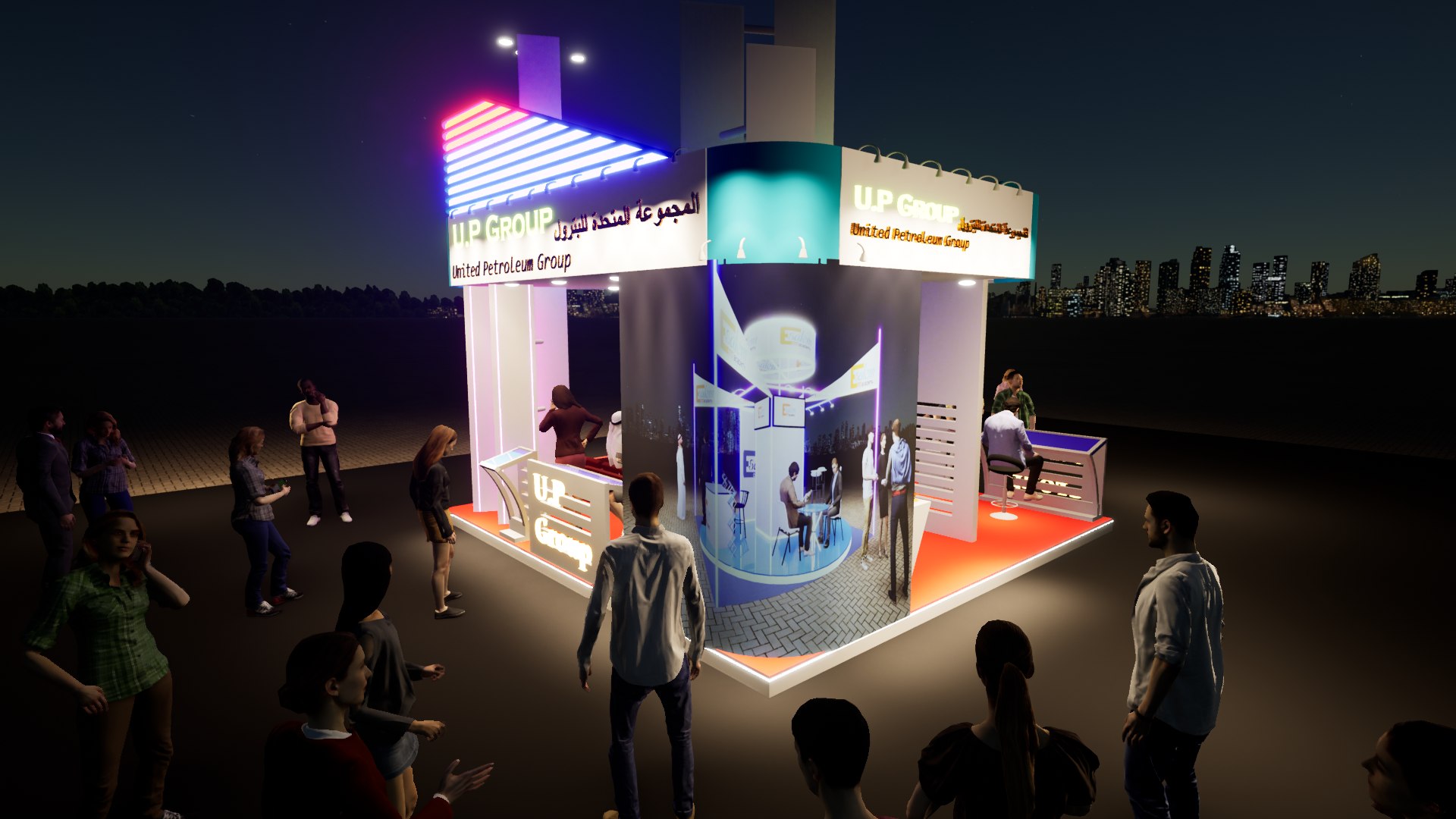 6x6 Exhibition Booth Design 3D Model - TurboSquid 1560904