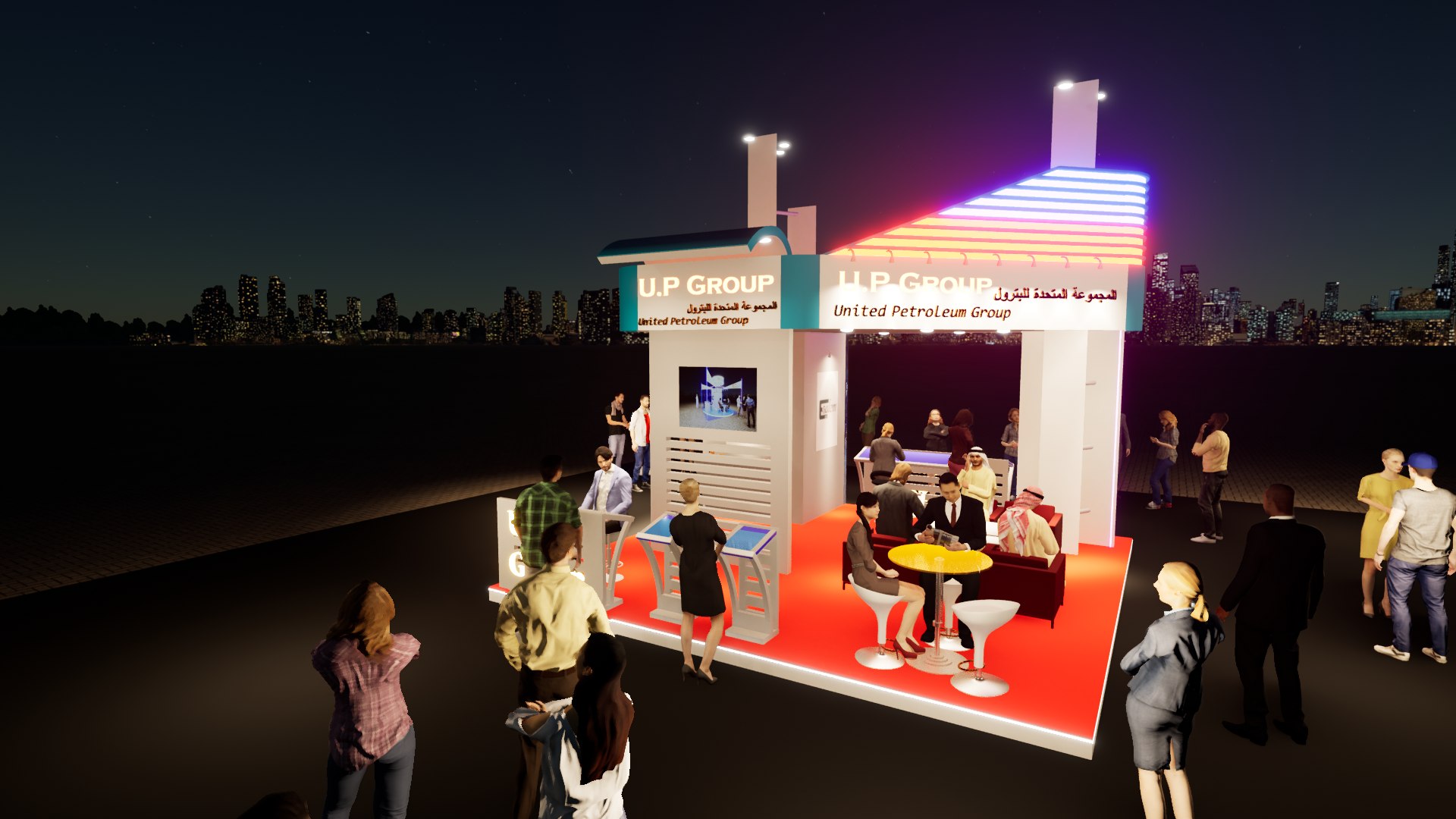 6x6 Exhibition Booth Design 3D Model - TurboSquid 1560904