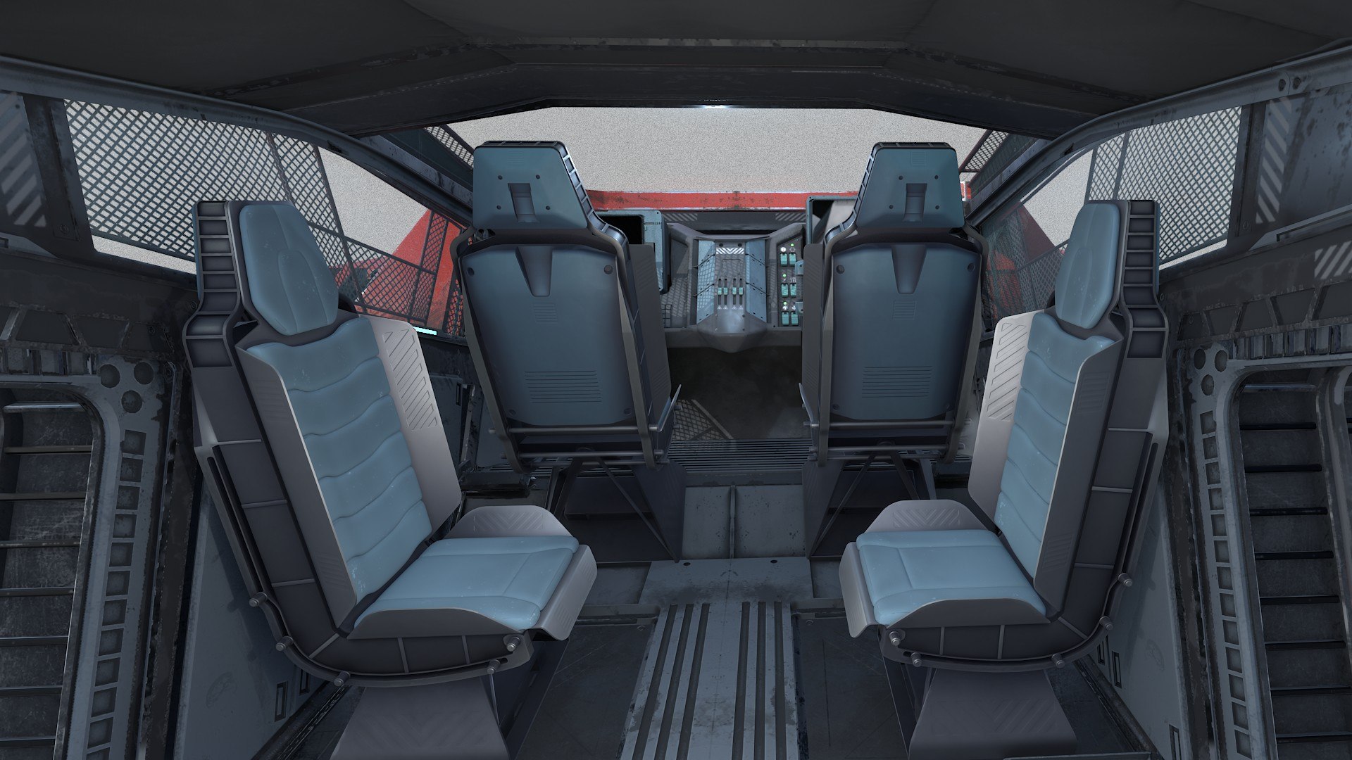 Sci Fi Flying Car - Cyberpunk Van Model - TurboSquid 2290696