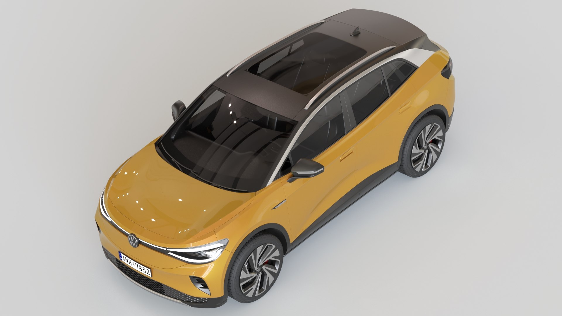 Volkswagen ID4 3D Model - TurboSquid 2311476