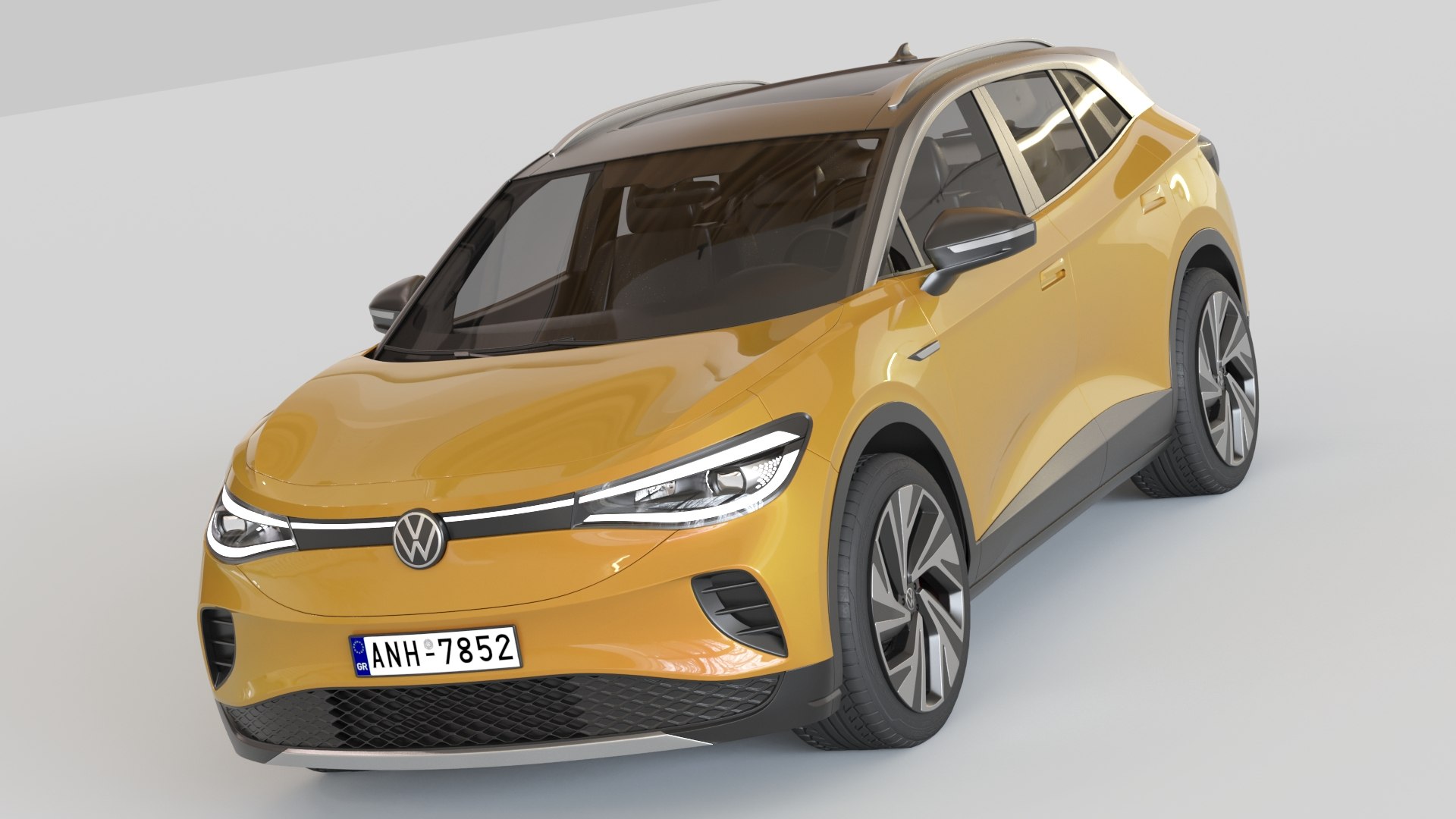 Volkswagen ID4 3D Model - TurboSquid 2311476