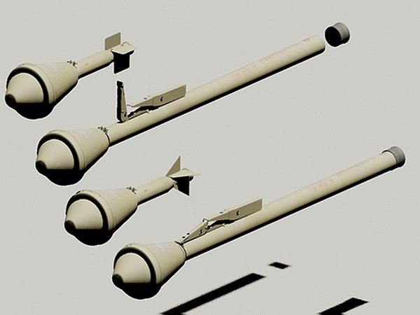 wwii german panzerfaust 60 3d model