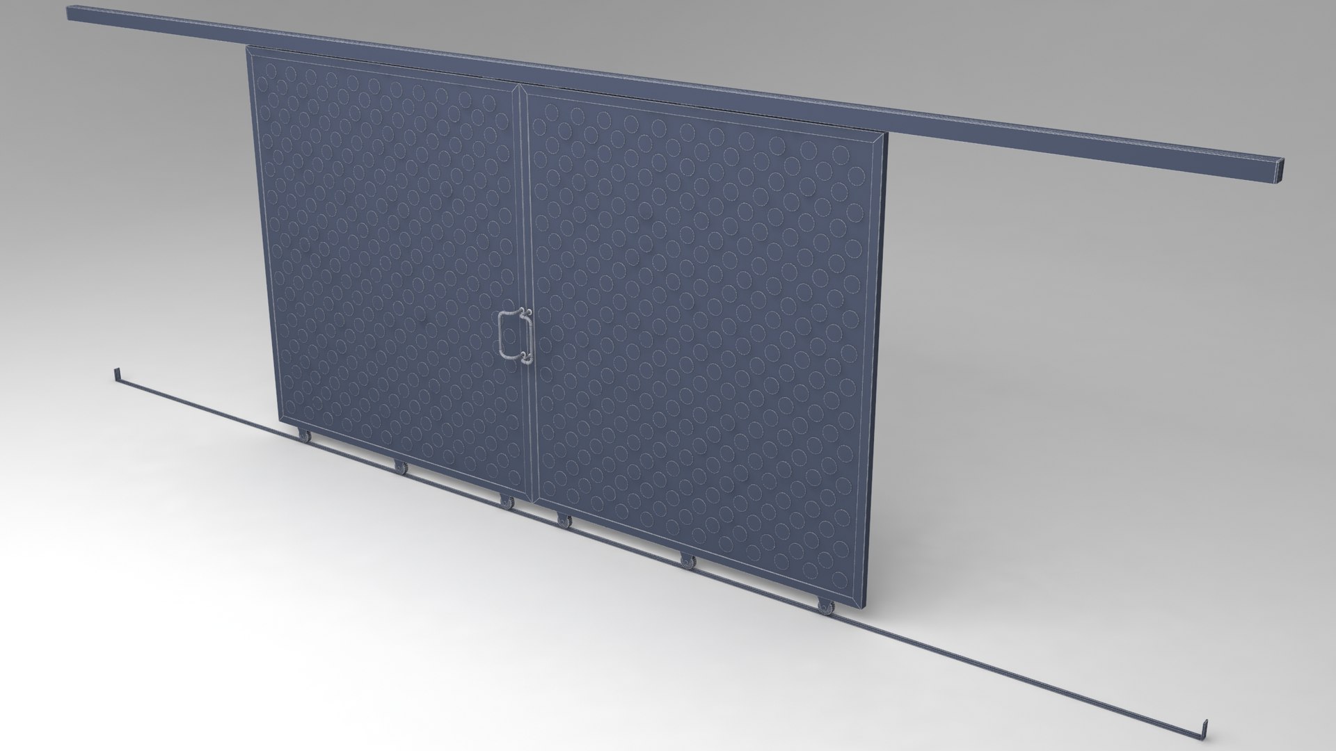 Factory Sliding Door Warehouses 3D Model - TurboSquid 1580455