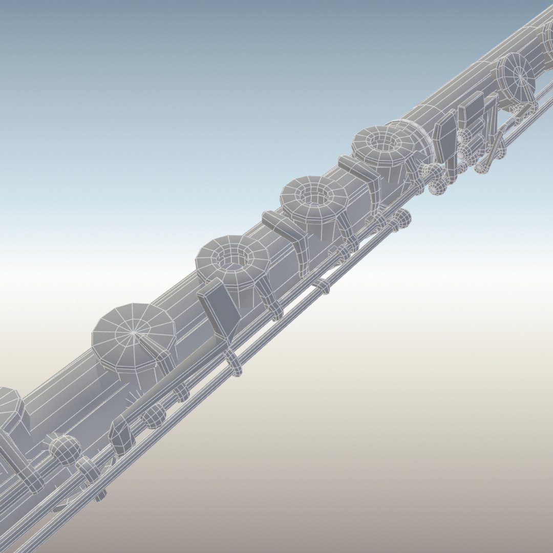3d Flute Model