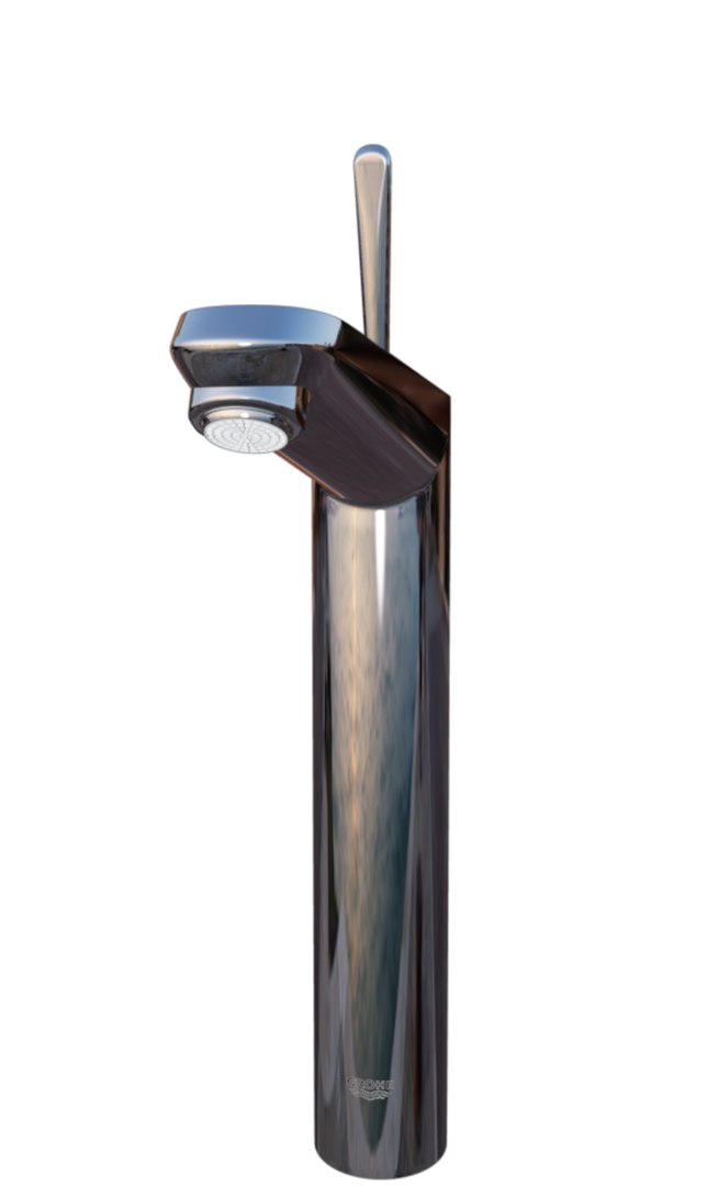 3D Grohe Product-faucet-EUD Joystick OHM vessel basin smooth ...