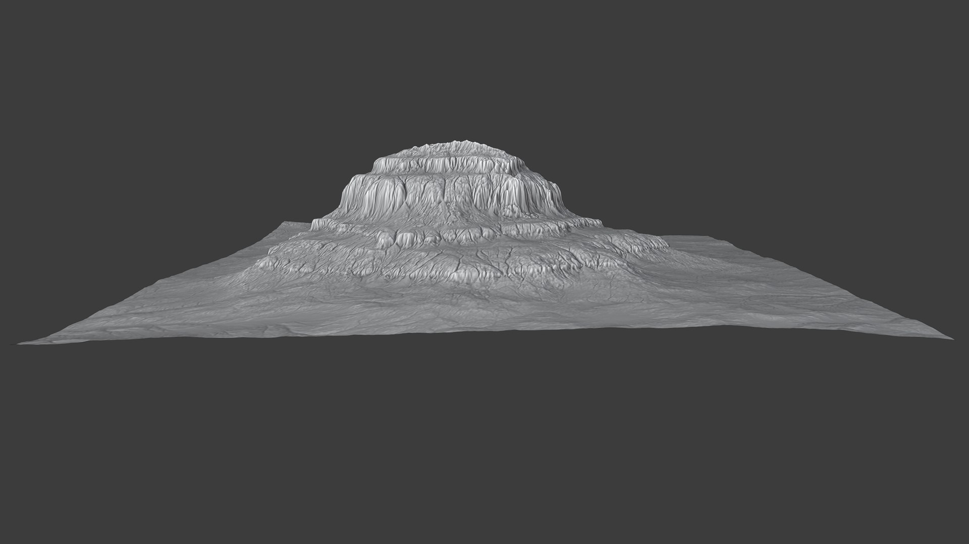 8K Detailed Cliff Landscape 3D Model - TurboSquid 1809184