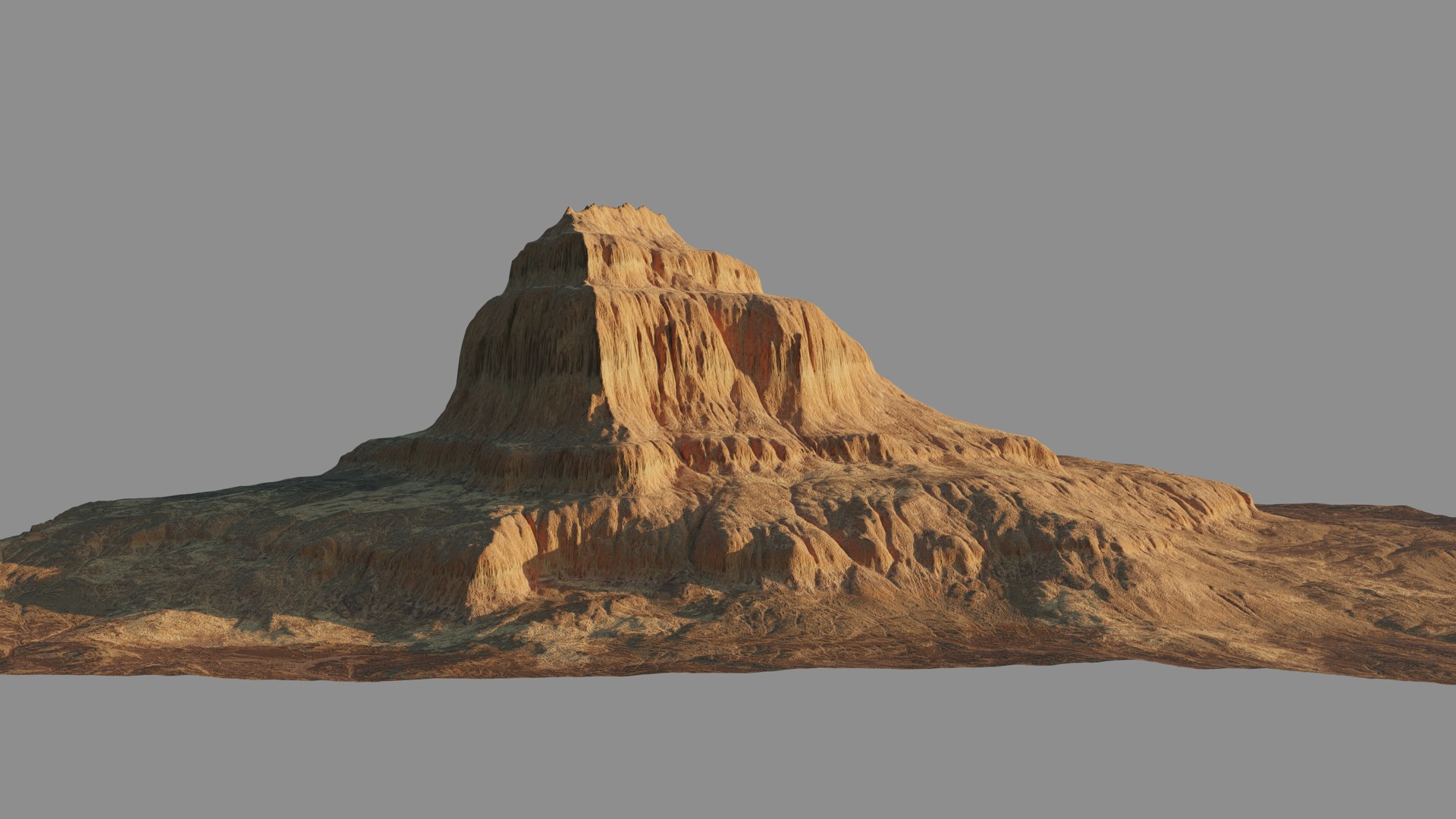 8K Detailed Cliff Landscape 3D Model - TurboSquid 1809184
