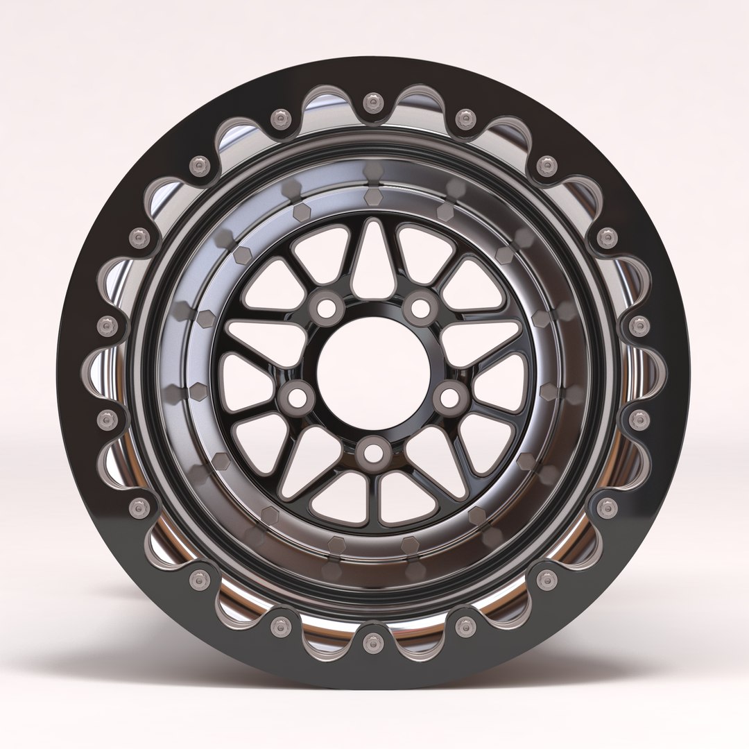 RBZ Billet Speedster Wheel ffront and rear3D模型 - TurboSquid 2044645