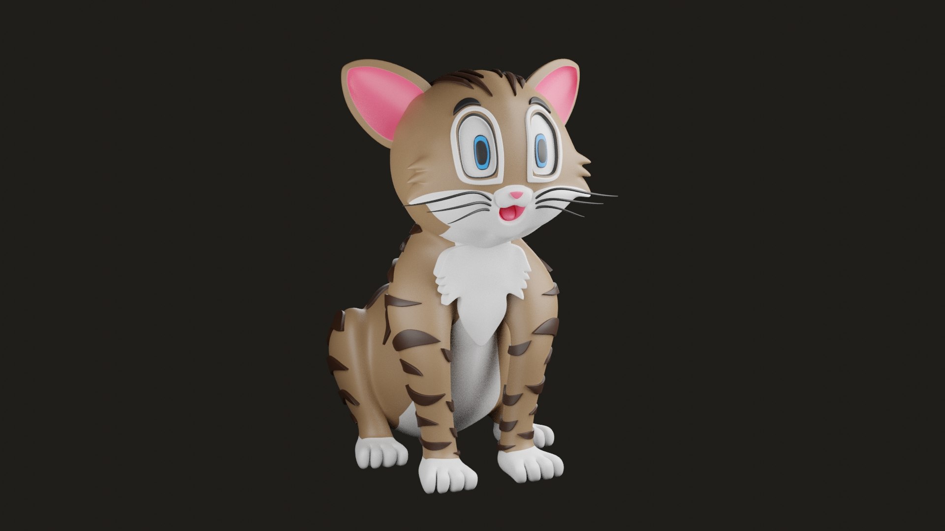 3D Model Cat Model CM02 - TurboSquid 2103681