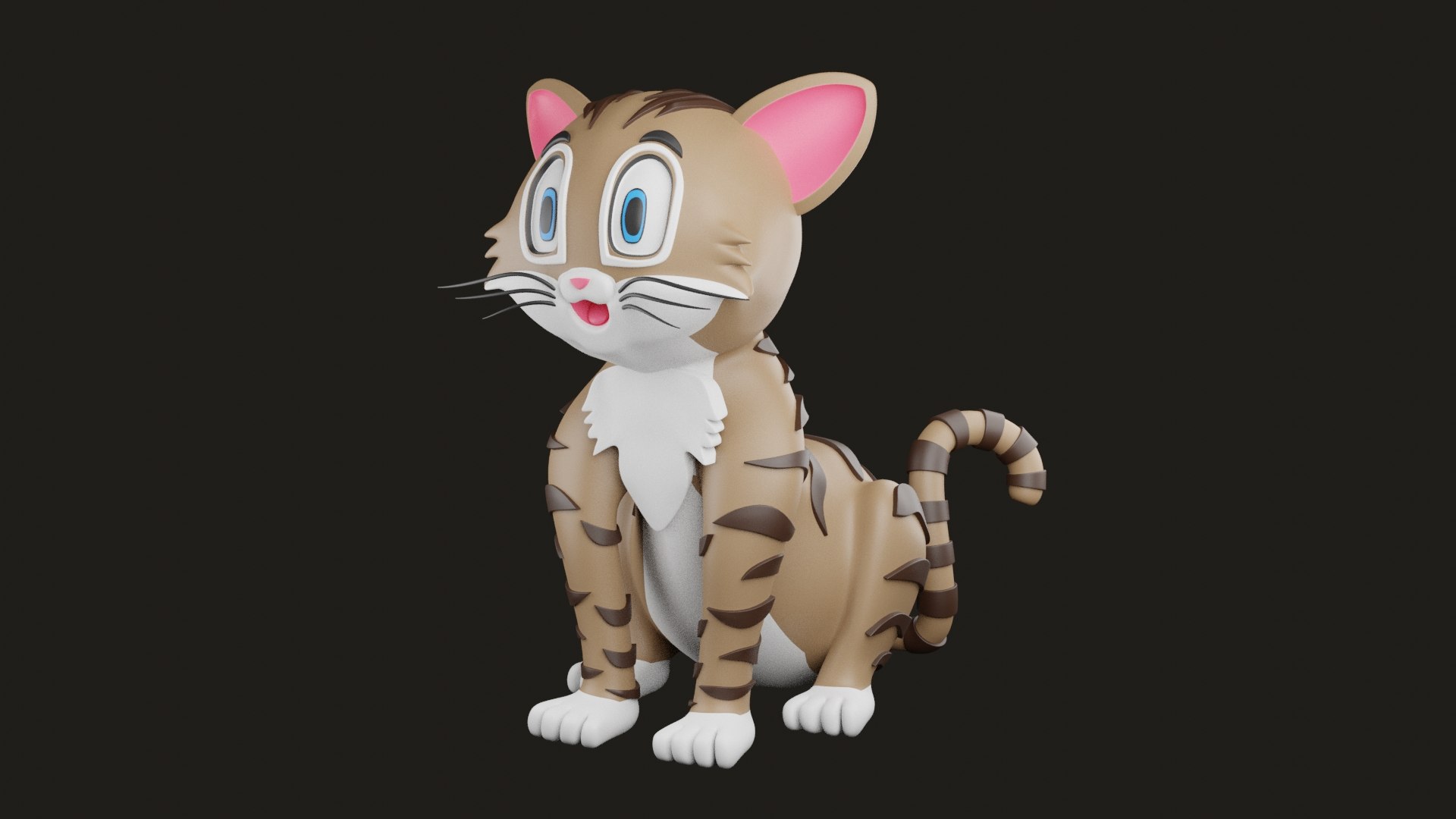3D Model Cat Model CM02 - TurboSquid 2103681