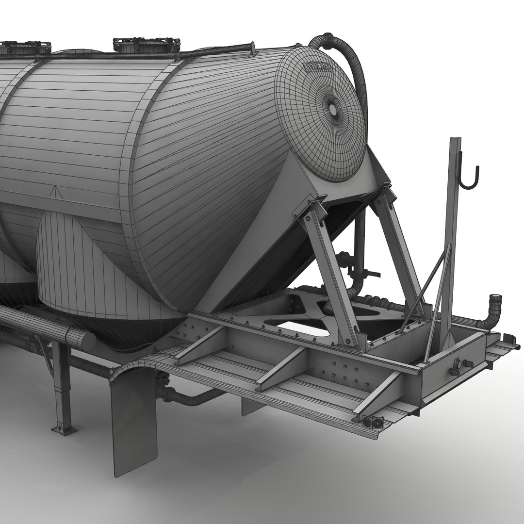 3D Pneumatic B-train Model - TurboSquid 1242973