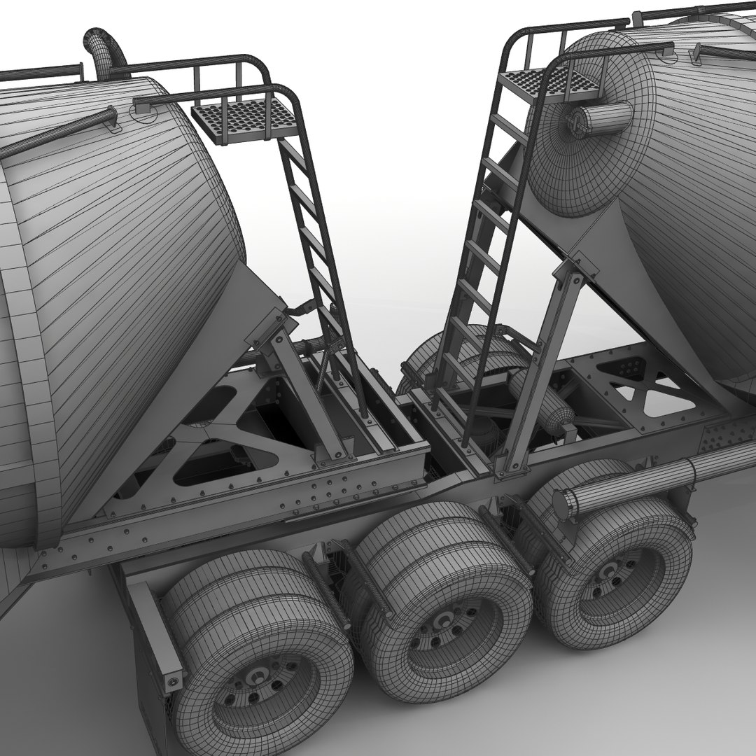 3D Pneumatic B-train Model - TurboSquid 1242973