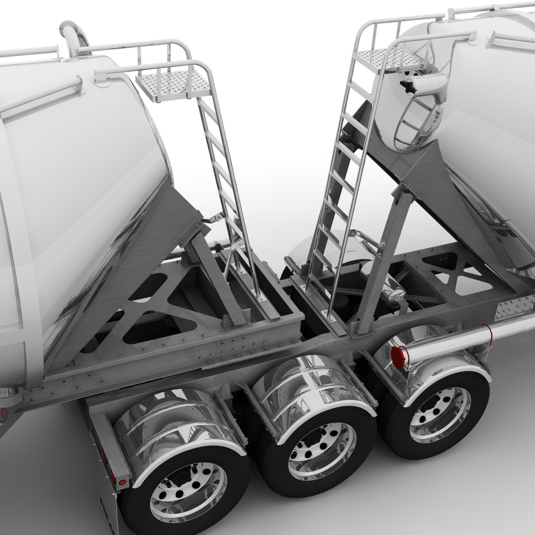 3D Pneumatic B-train Model - TurboSquid 1242973