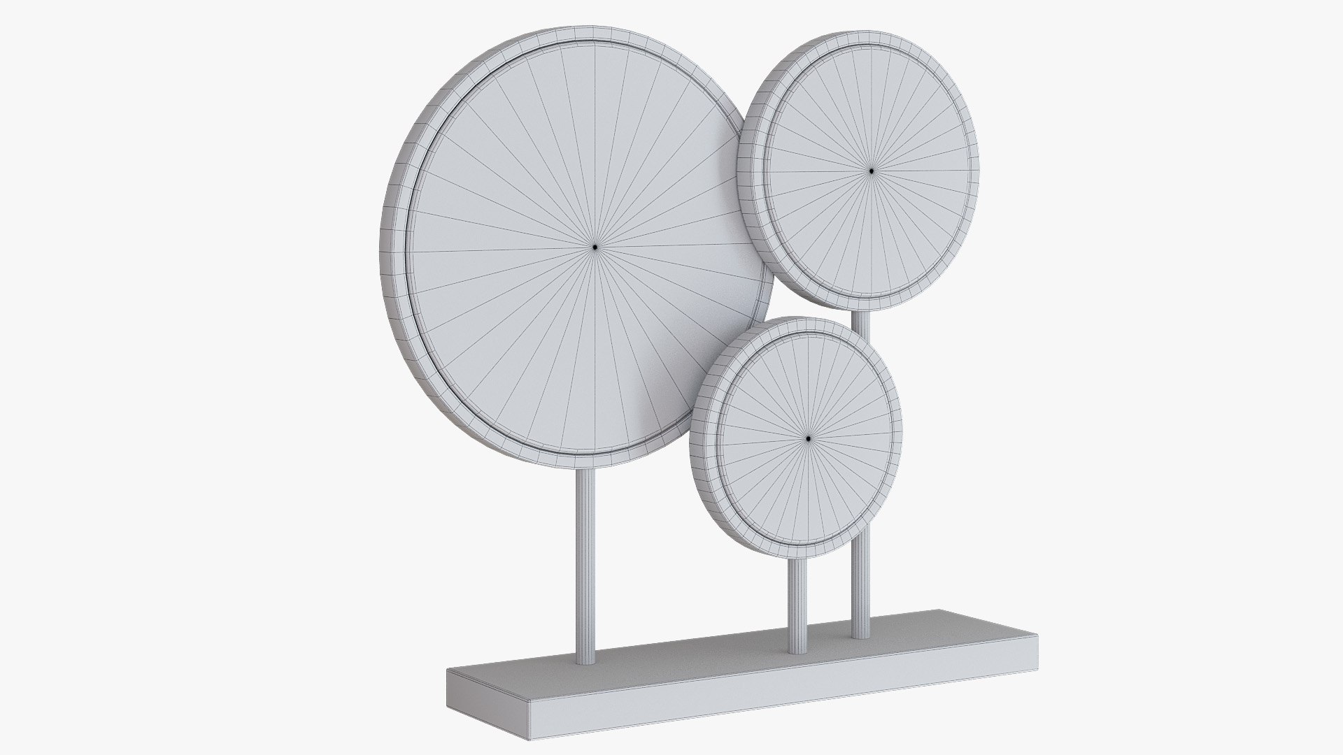 Discs Ornament With Multicoloured Print 3D Model - TurboSquid 1977133