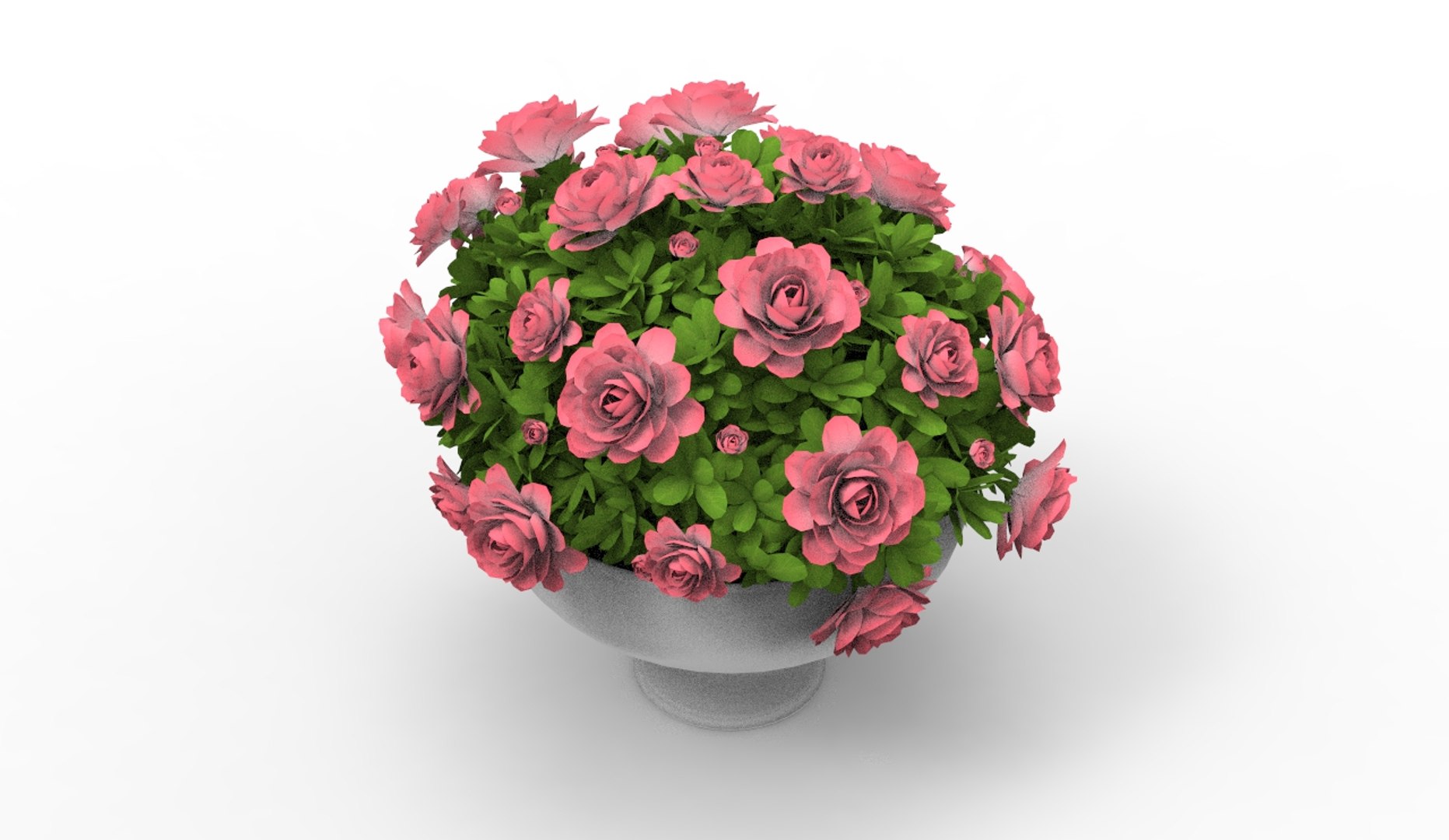 3D flower pot model - TurboSquid 1517737